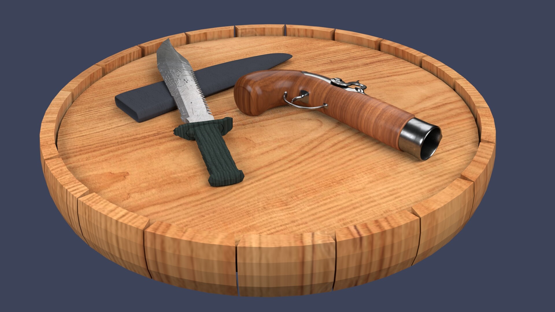 ArtStation - 3D Prop Models - Weapons