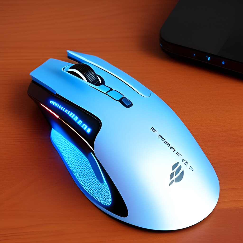 ArtStation - Futuristic PC mouse (wireless electricity)