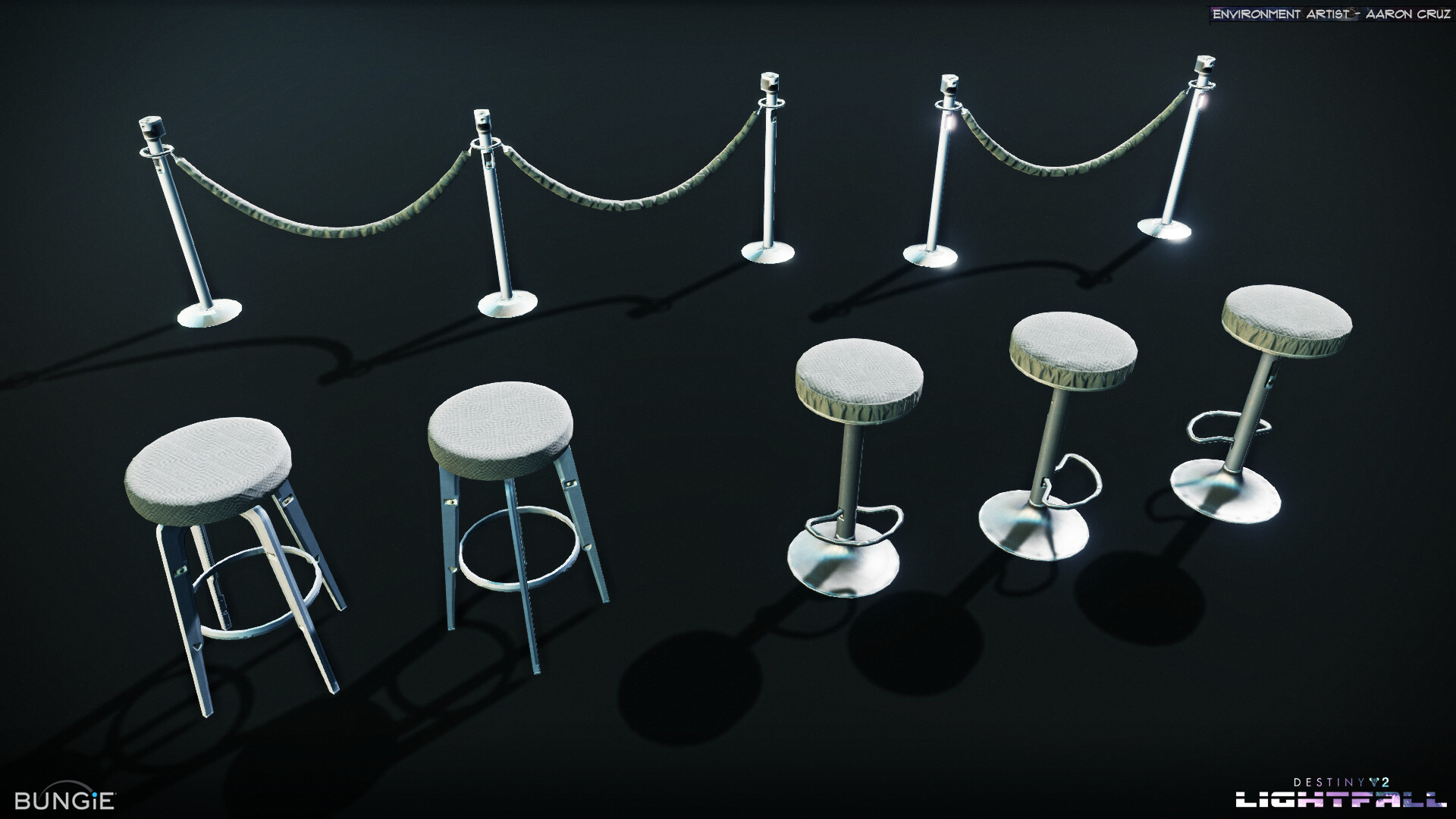 Aaron Cruz - Destiny 2: Lightfall | Neomuna Nightclub Detail-Props