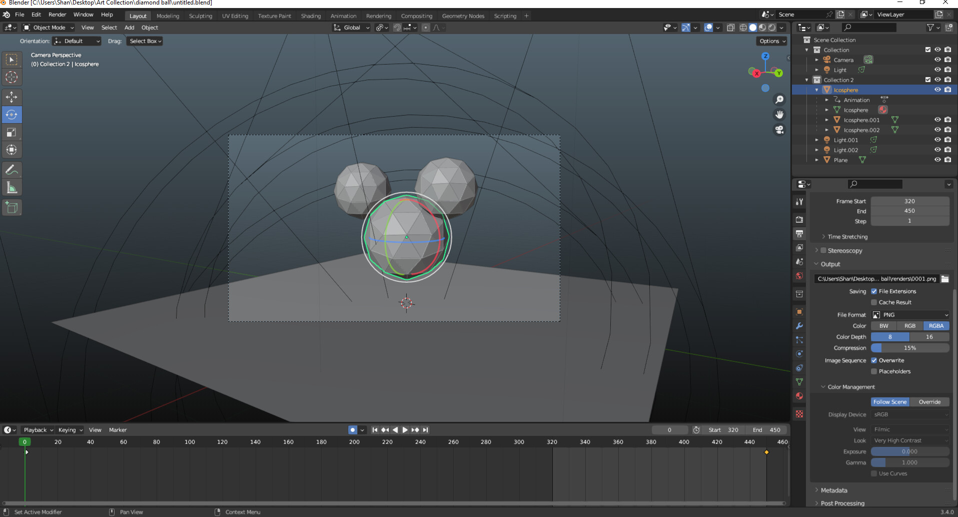 shan shanmugam - Mickey Mouse Ico Sphere