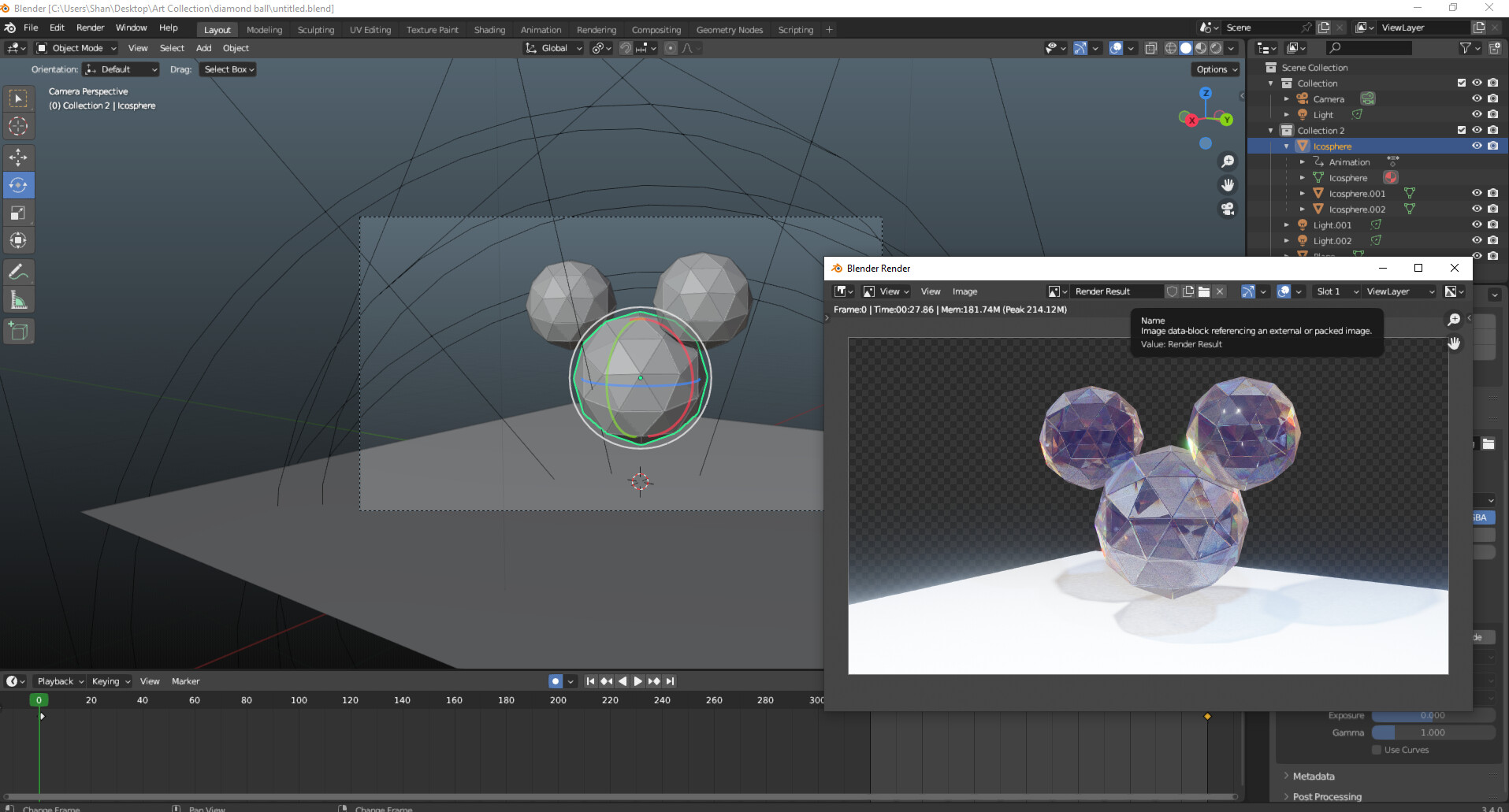 shan shanmugam - Mickey Mouse Ico Sphere