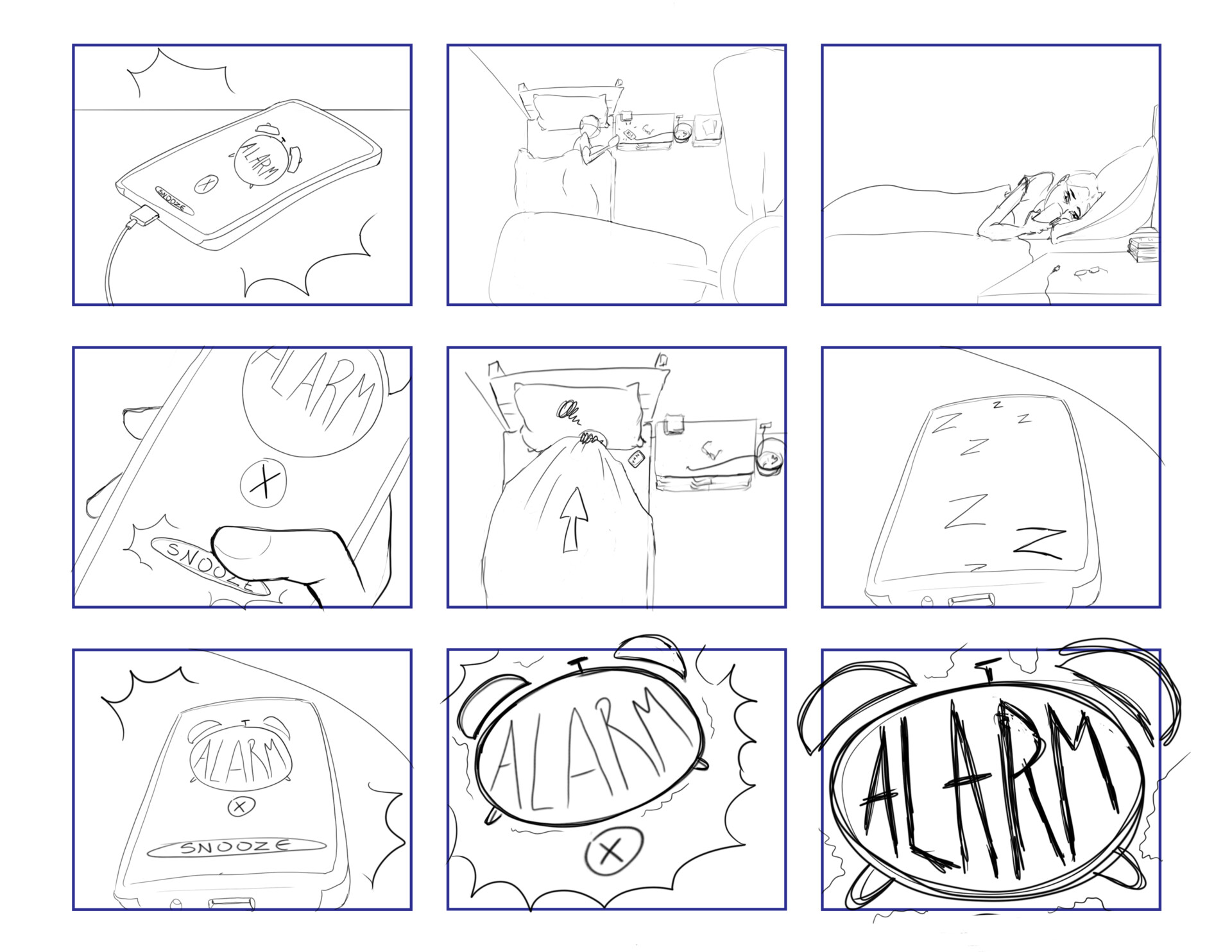 ArtStation - Morning Routine (storyboard)