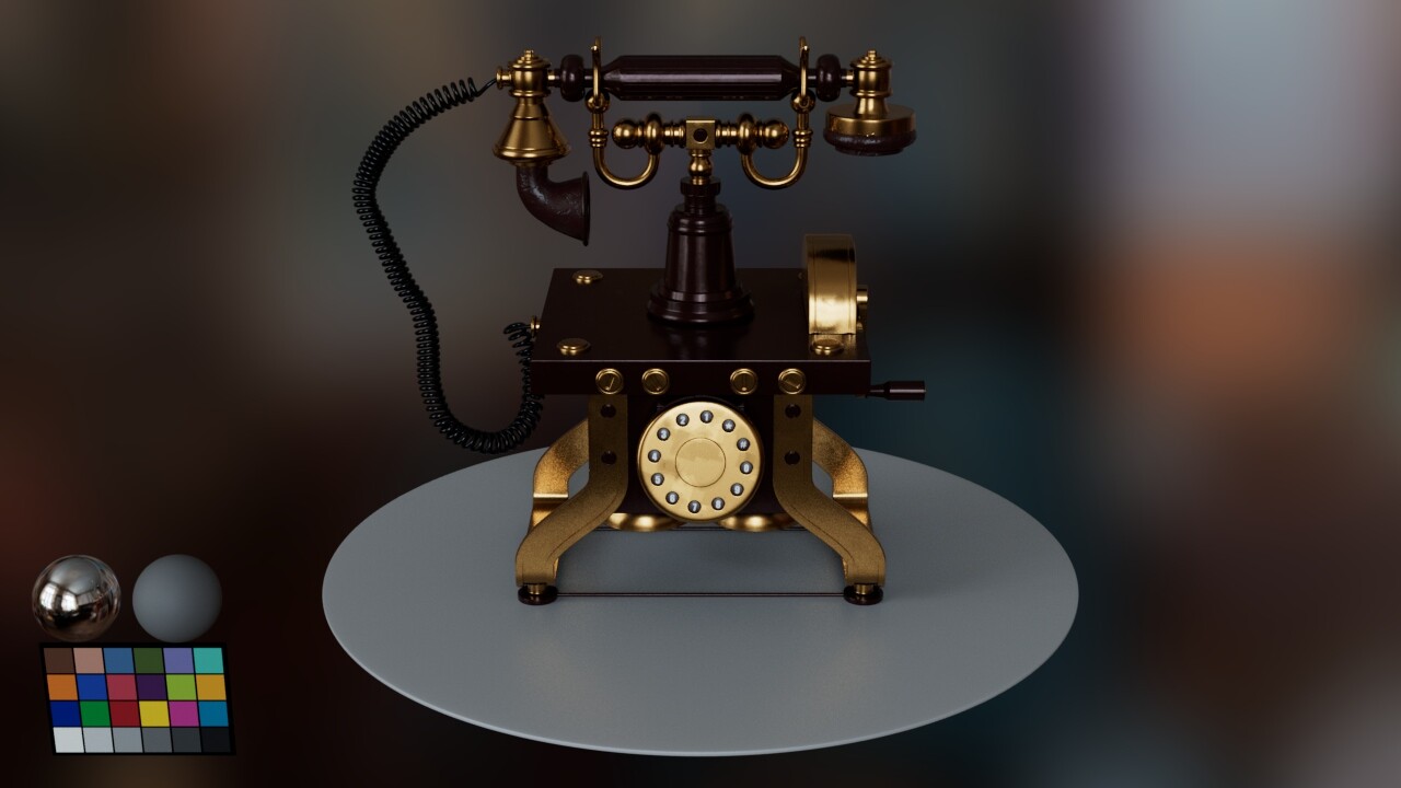 ArtStation - Vintage Telephone