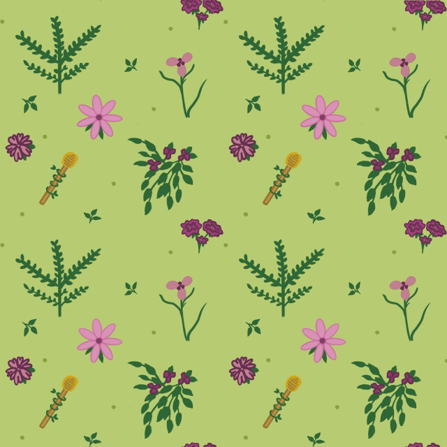 ArtStation - Repeating pattern attempt 2 💐