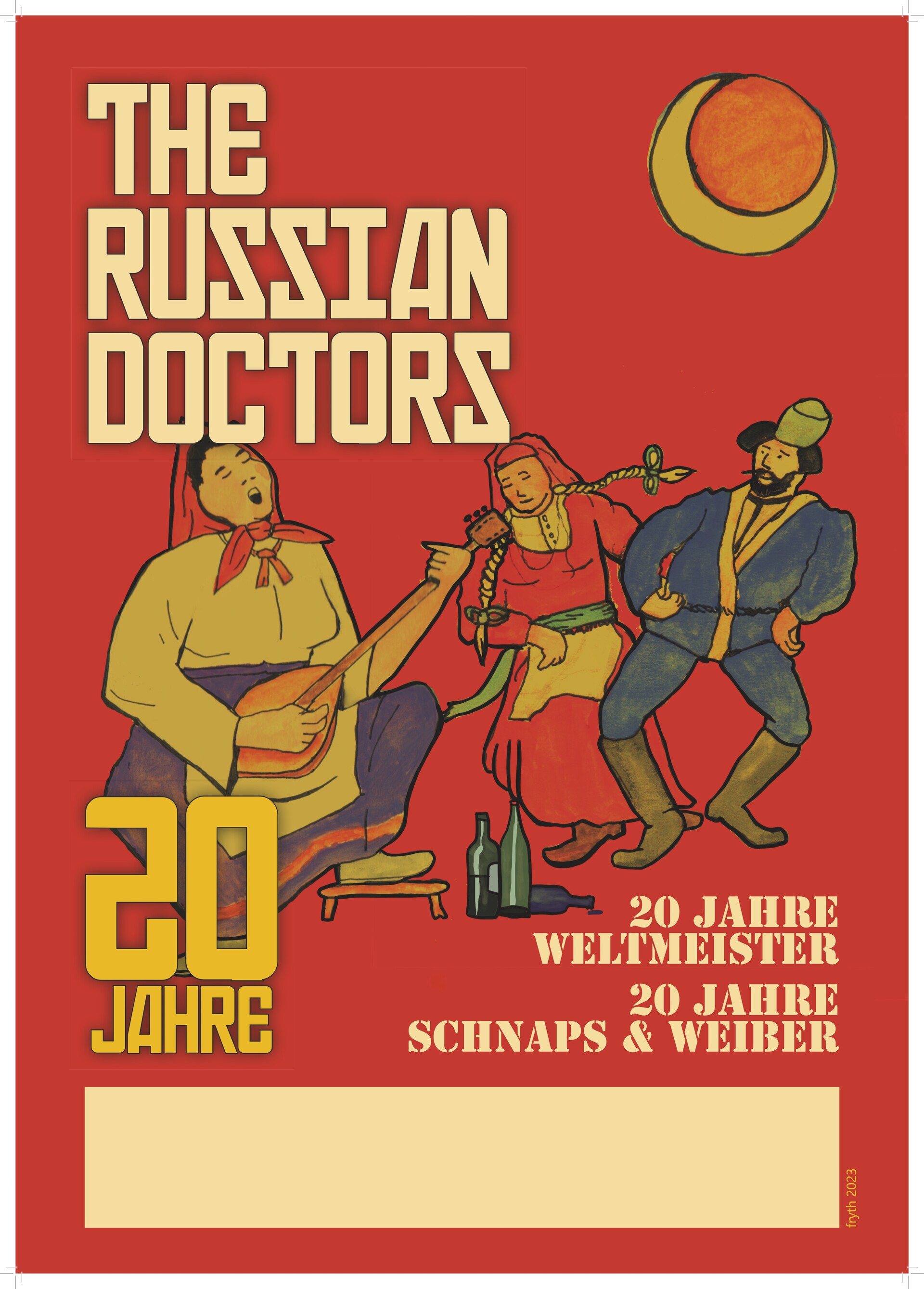 ArtStation - Tour Poster "The Russian Doctors" 20 Years Tour