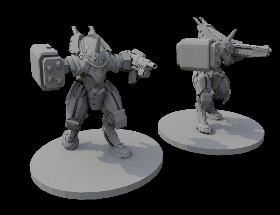 ArtStation - Stealth walker bots