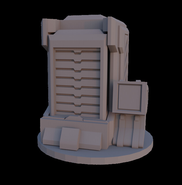 ArtStation - Simple Sci-Fi boxes,crates & More