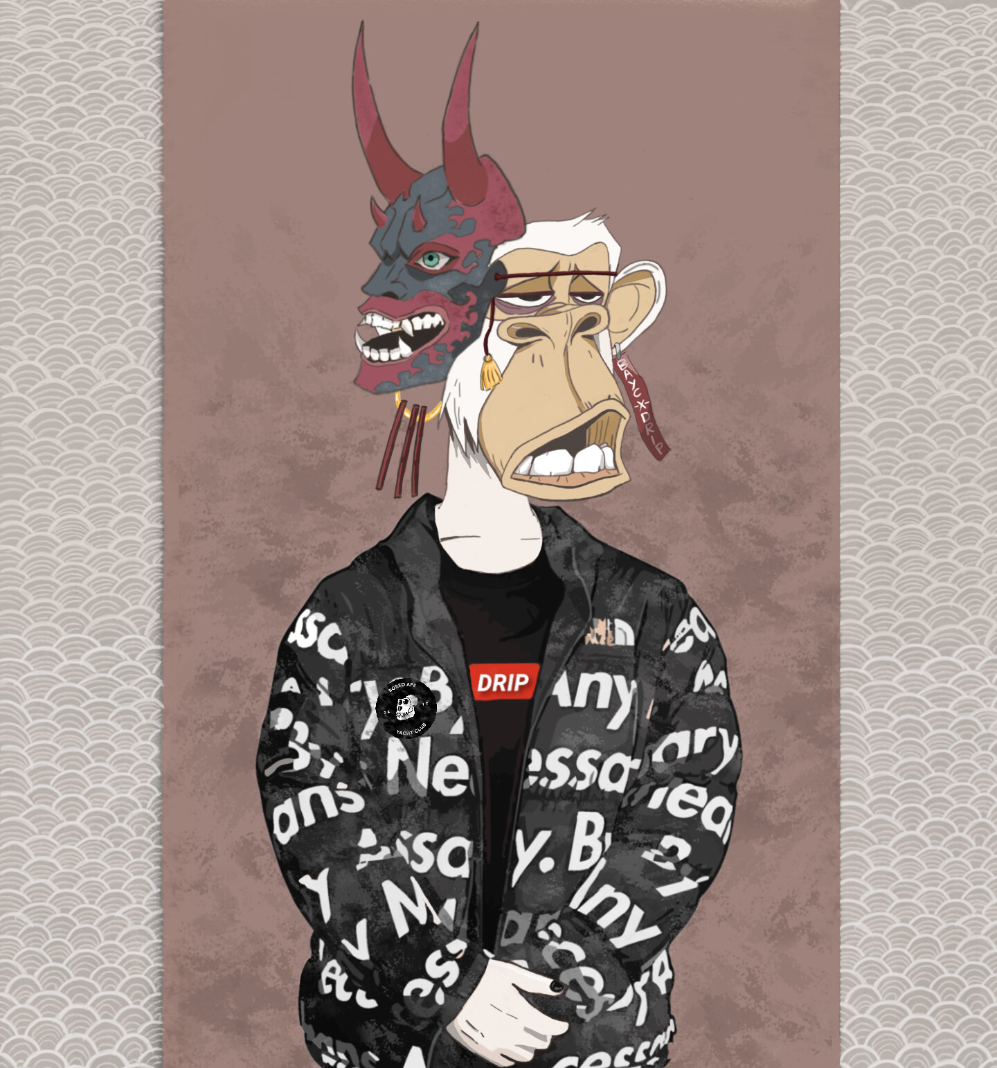 ArtStation - DRIP BAYC ONI BB