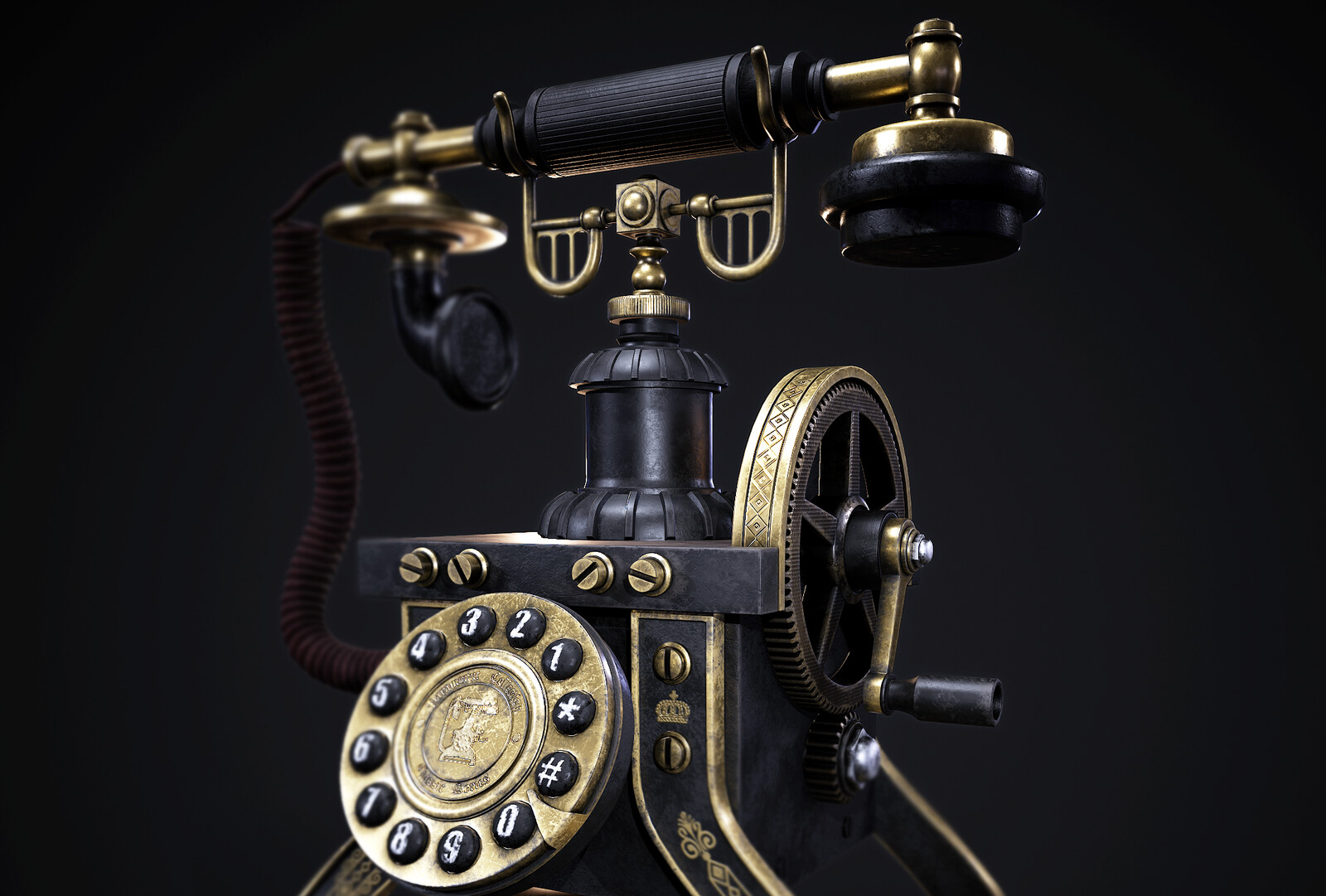 Allen Seng - Vintage Retro 1892 Eiffel Tower Desk Telephone