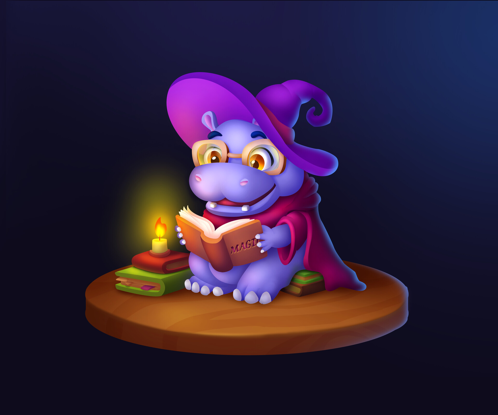 ArtStation - Cute witcher hippo