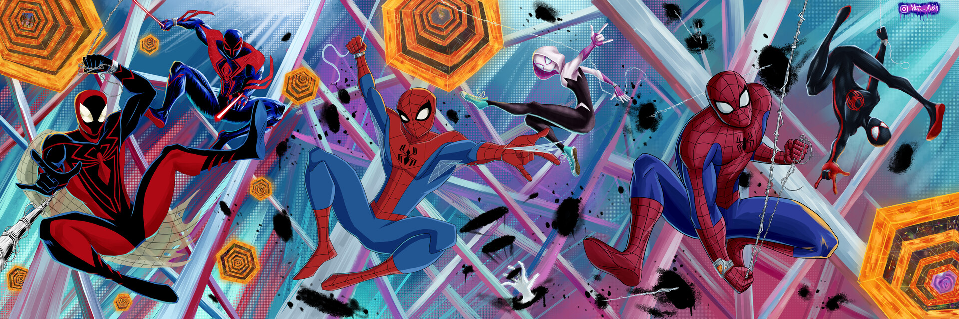ArtStation - Spider-Man: Across The Spider-Verse Illustration