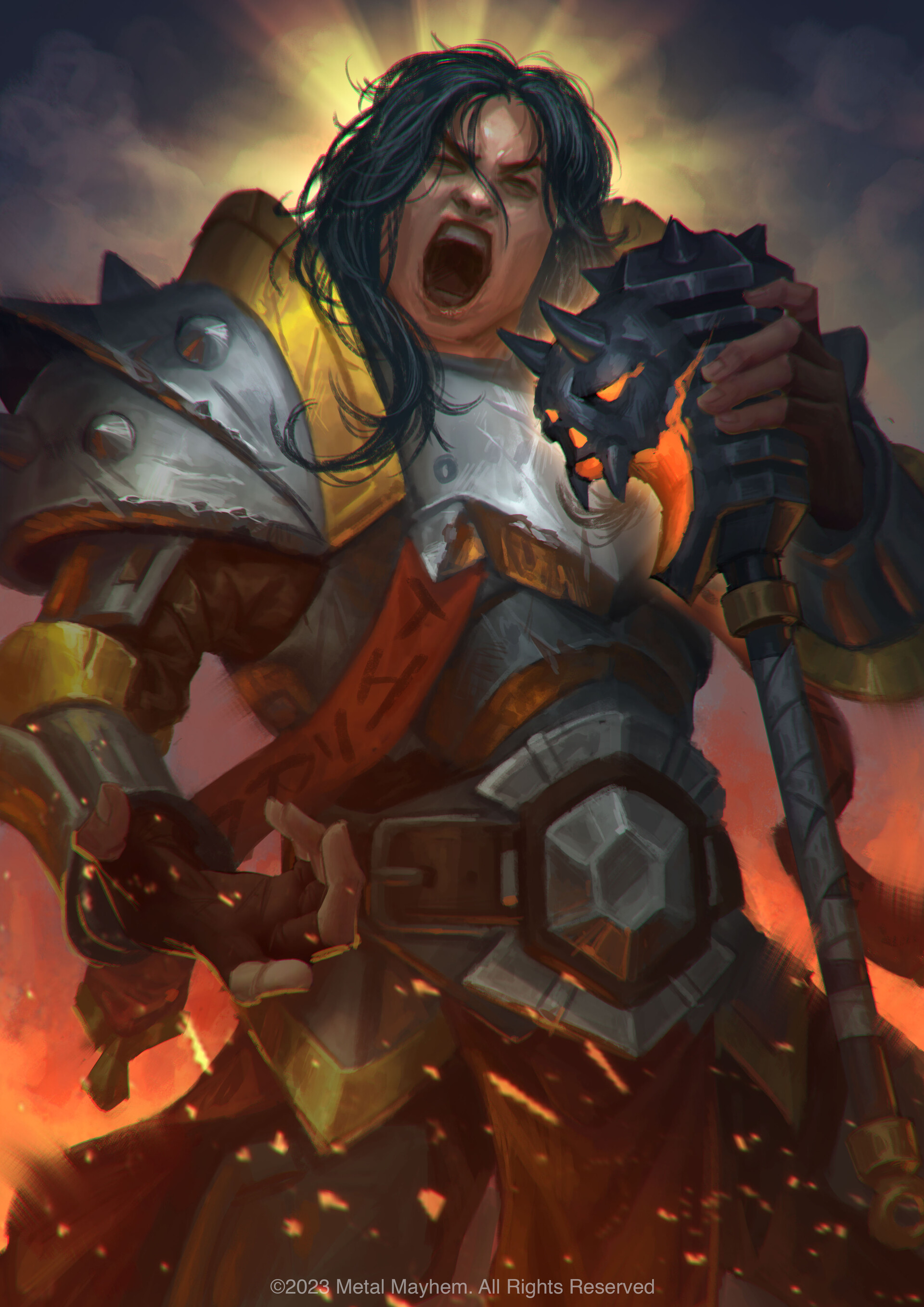 ArtStation - The Vocalist from Metal Mayhem