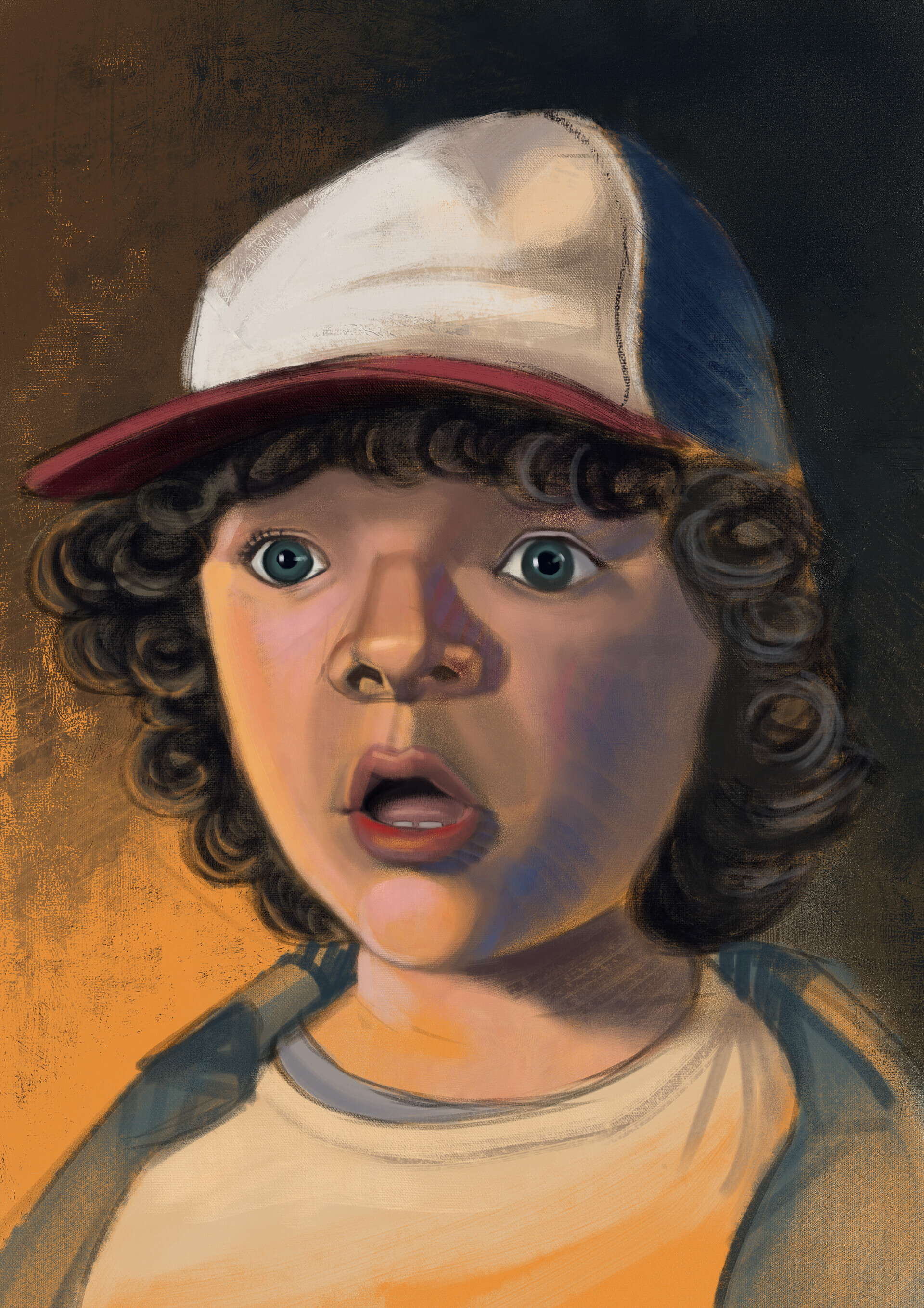 ArtStation - Dustin Portrait Stranger Things