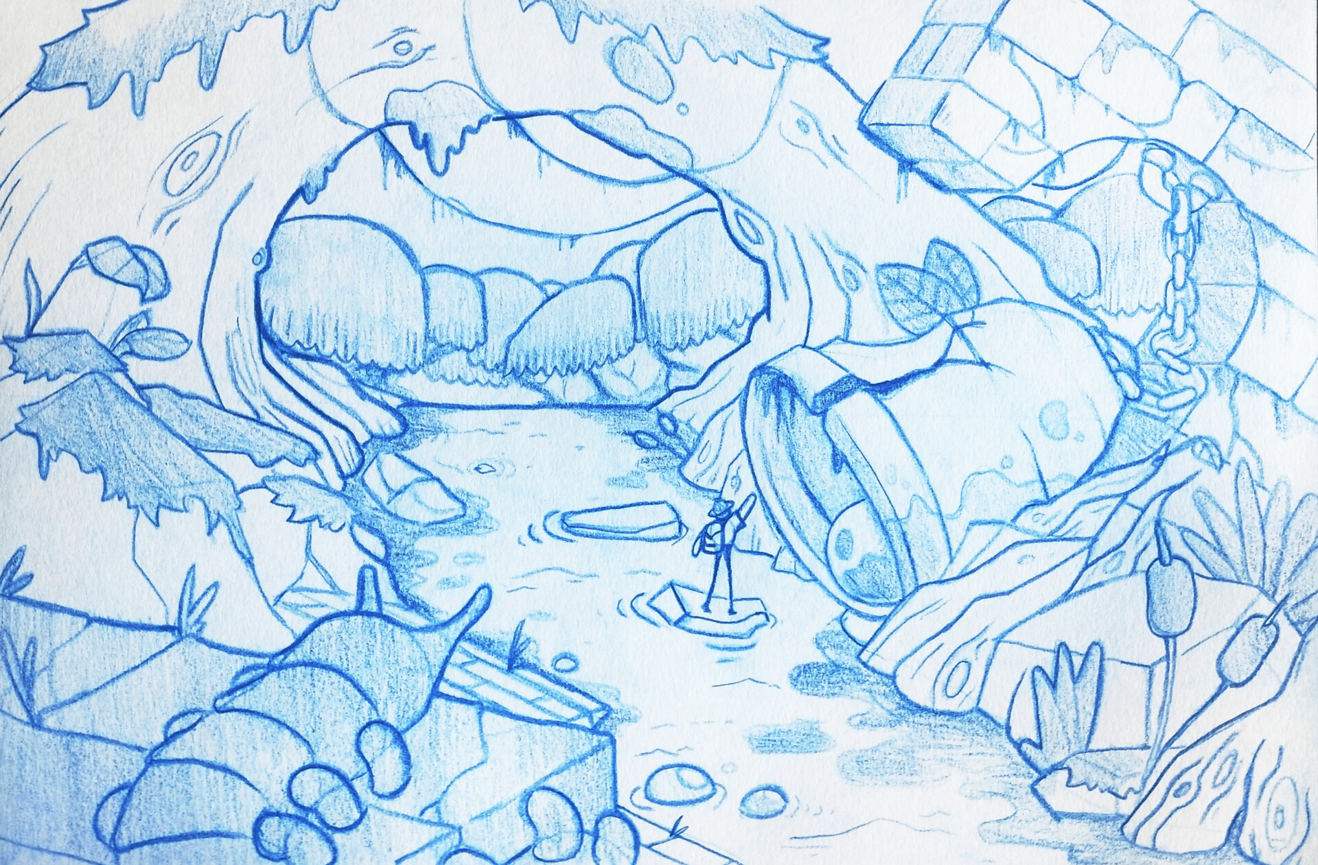 ArtStation - Traditional Layout work