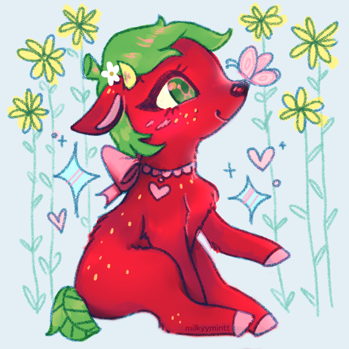 ArtStation - Strawberry Ixi ~ Neopets Beauty Contest Winner (2022)