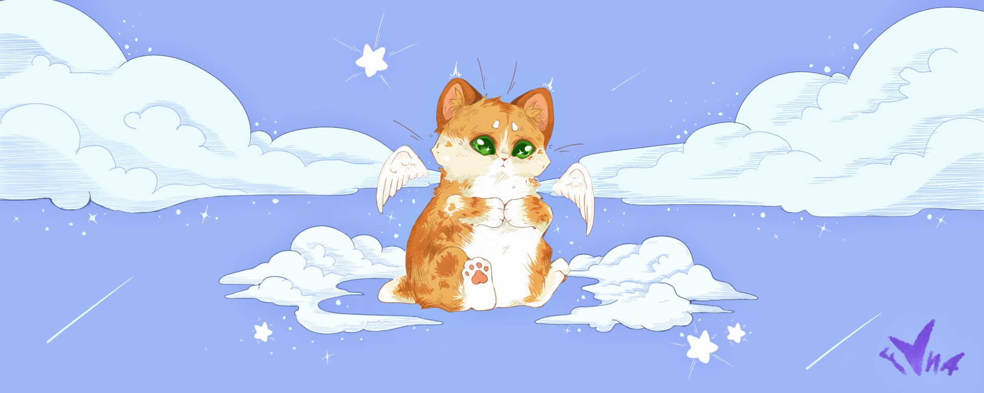 ArtStation - Kitten💗🤍💗