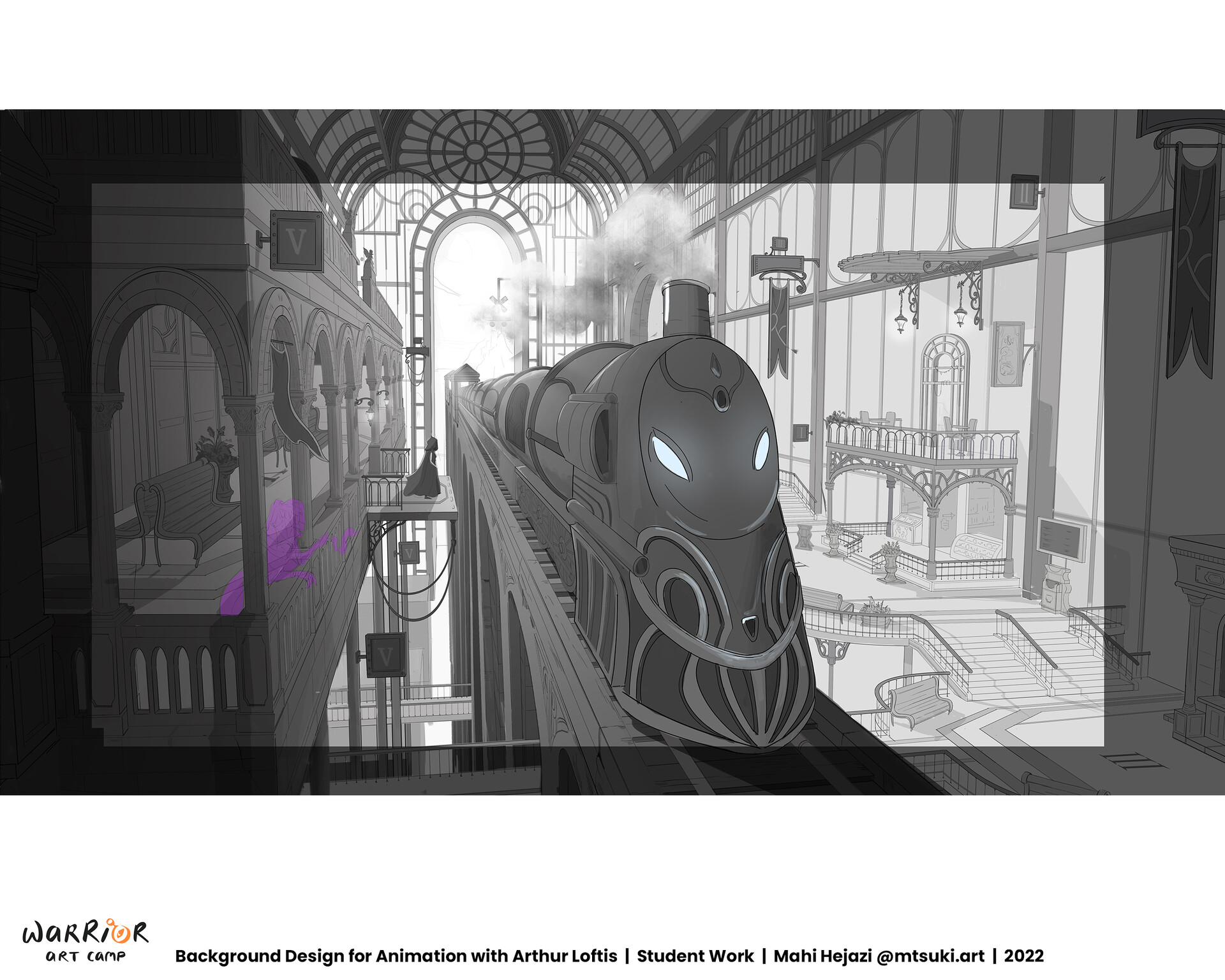 ArtStation - Mahi Hejazi | Background Design for Animation with Arthur ...