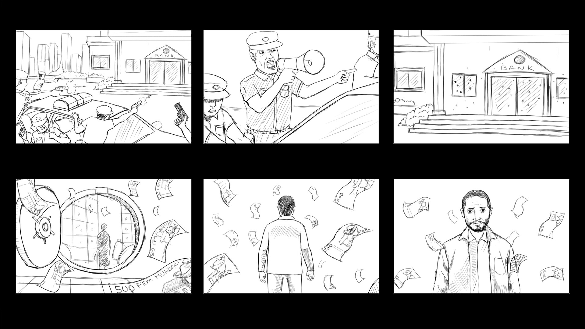 ArtStation - music video storyboard : becoming