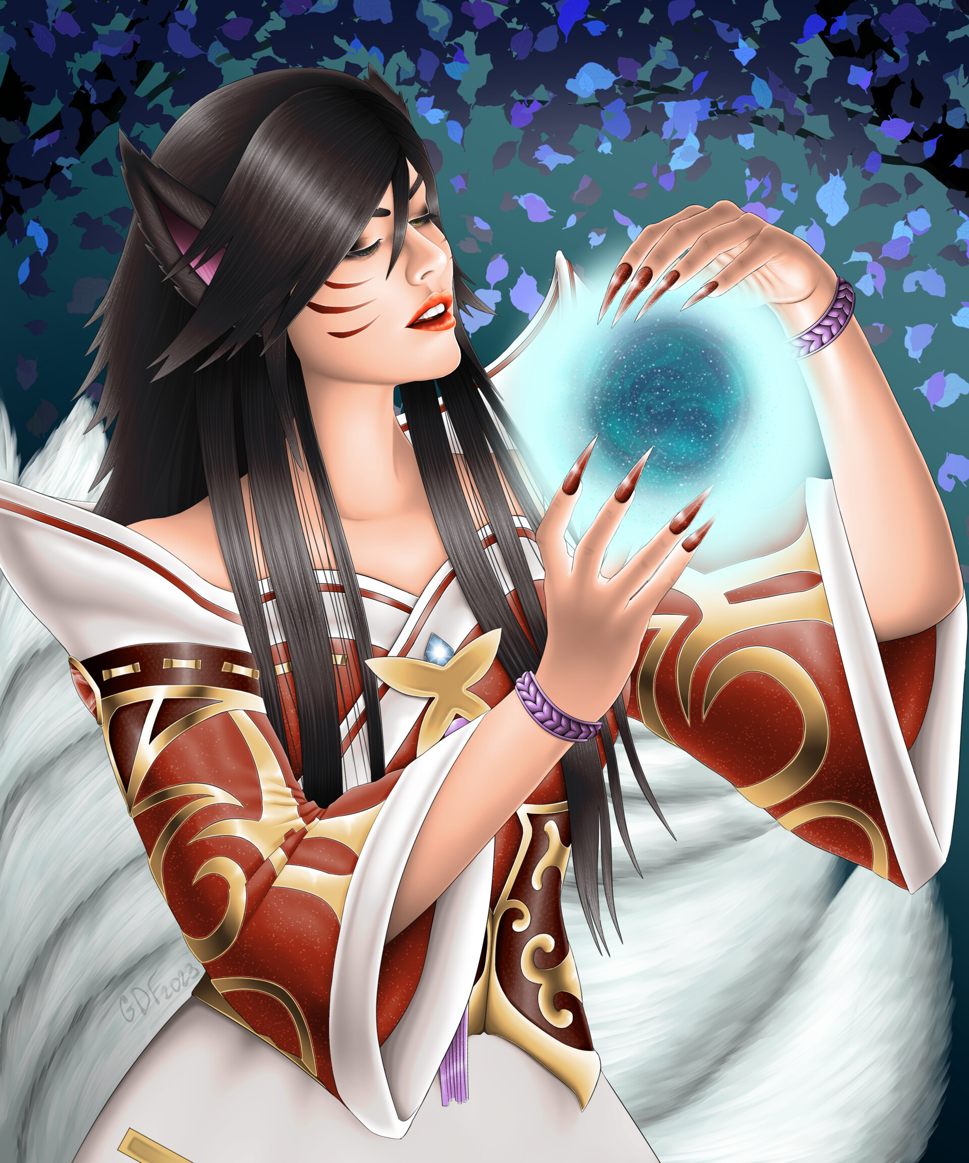 ArtStation - ~ Ahri from League of Legends