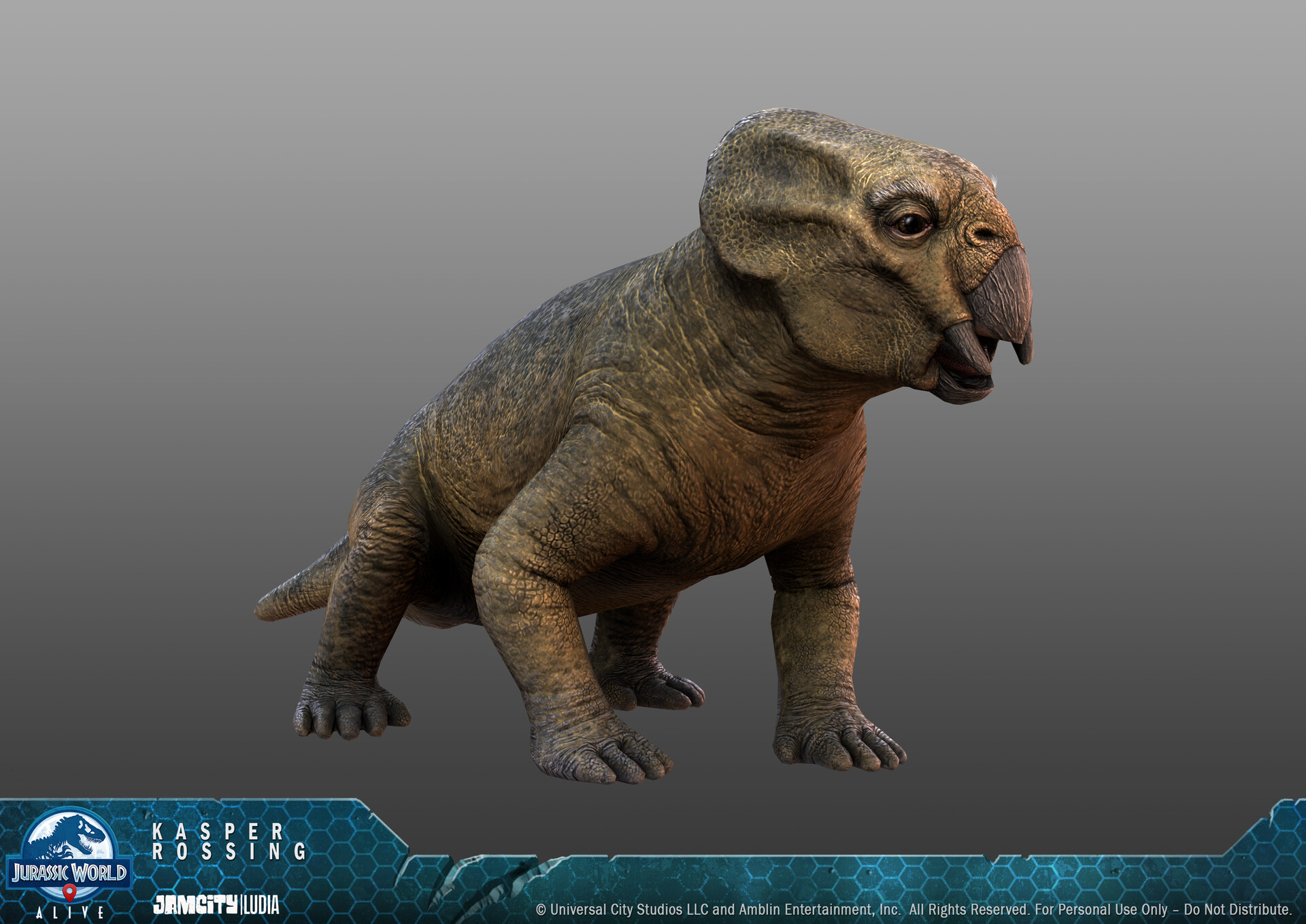 Lystrosaurus — Jurassic World Alive by Kasper Rossing — ProUser.Me