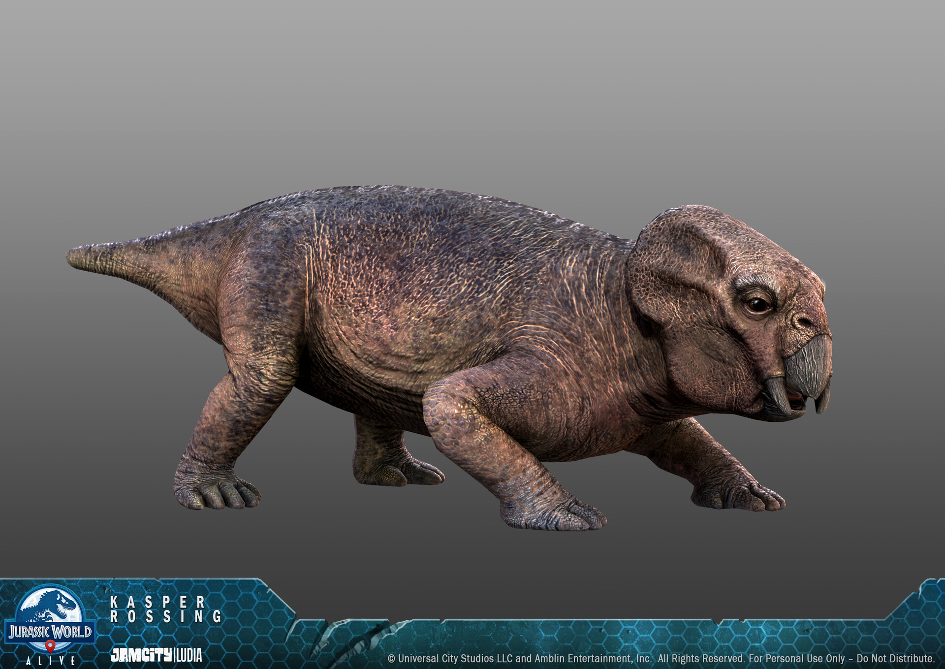 Lystrosaurus — Jurassic World Alive by Kasper Rossing — ProUser.Me