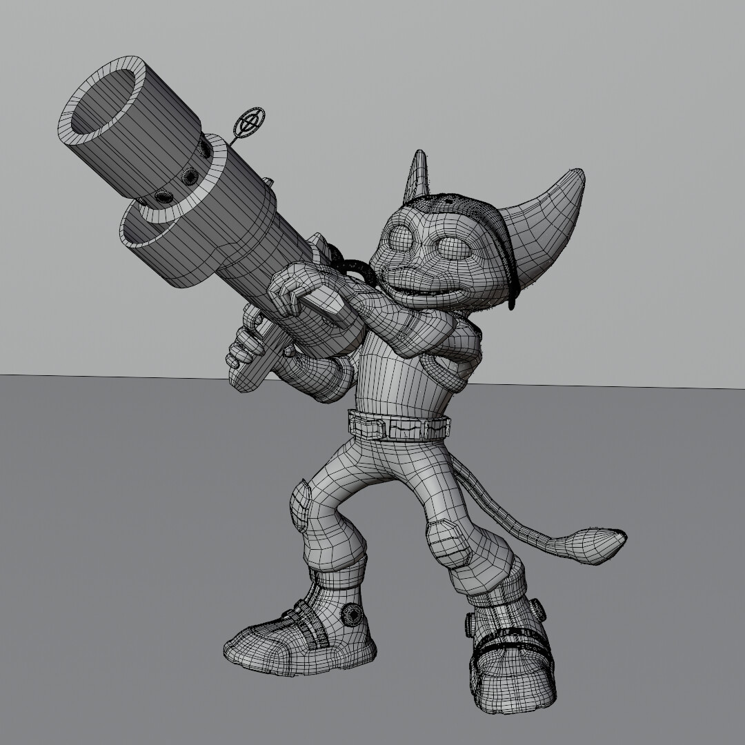 Joshua Young - Custom Ratchet & Clank Models and Animation
