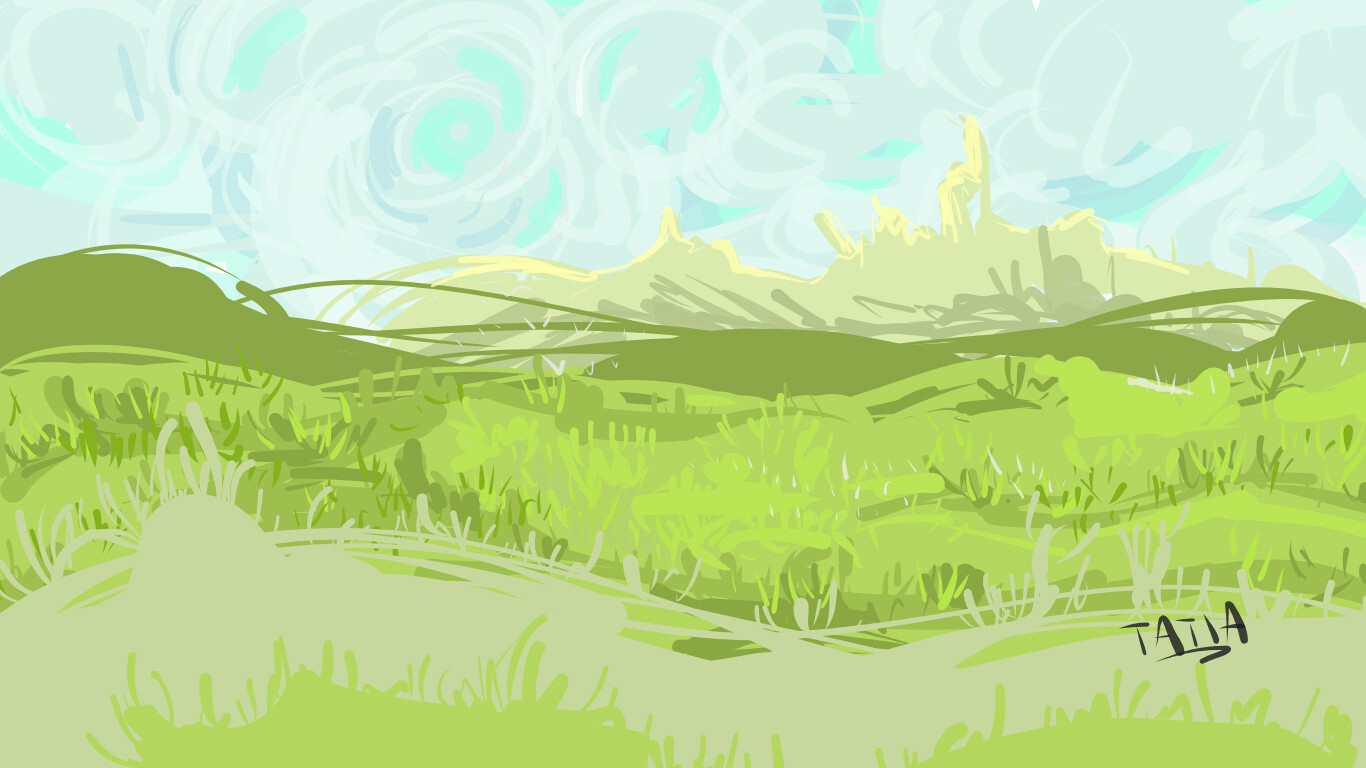 ArtStation - Illustration- cartoonish environment