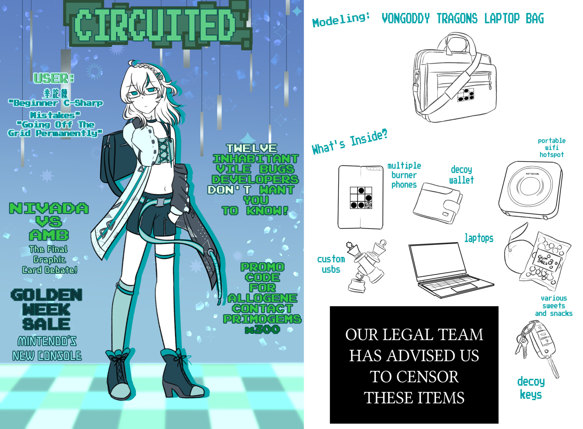 ArtStation - Magazine Mock Inventory Check-Ren