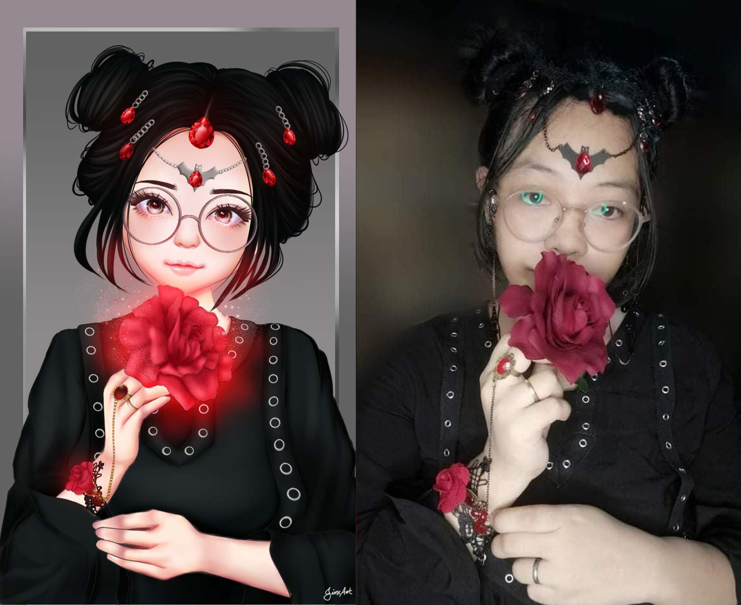 ArtStation - Portrait Client commission anime version