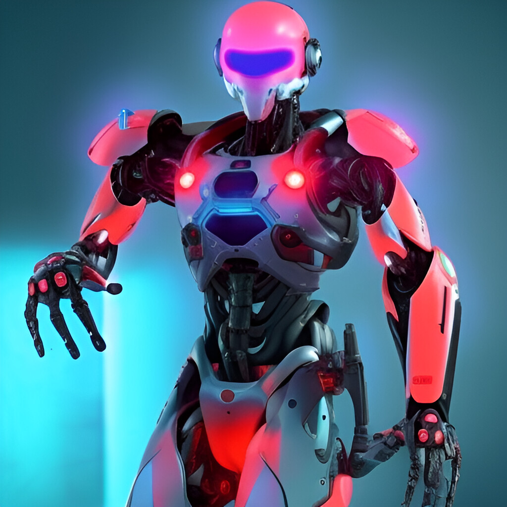 ArtStation - Futuristic robot (2084)