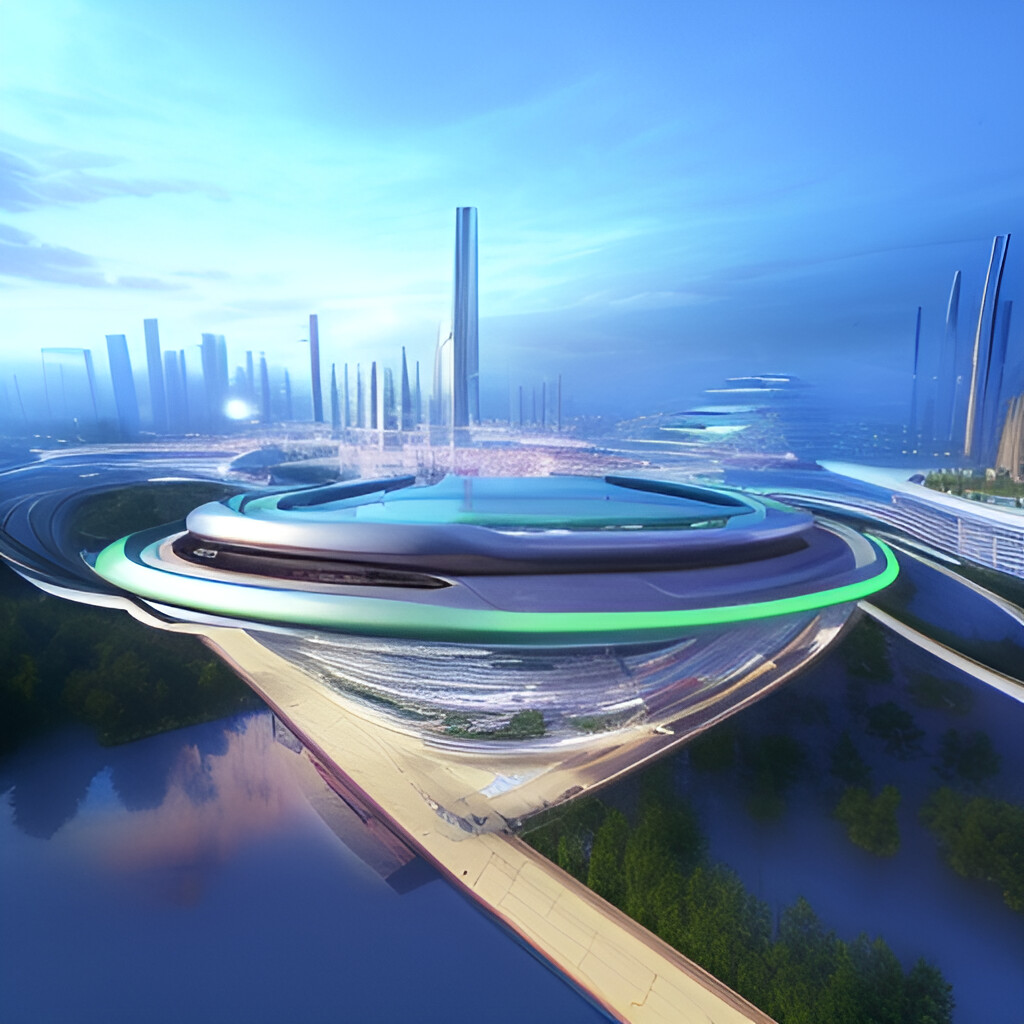 ArtStation - Futuristic city Moscow (2084)