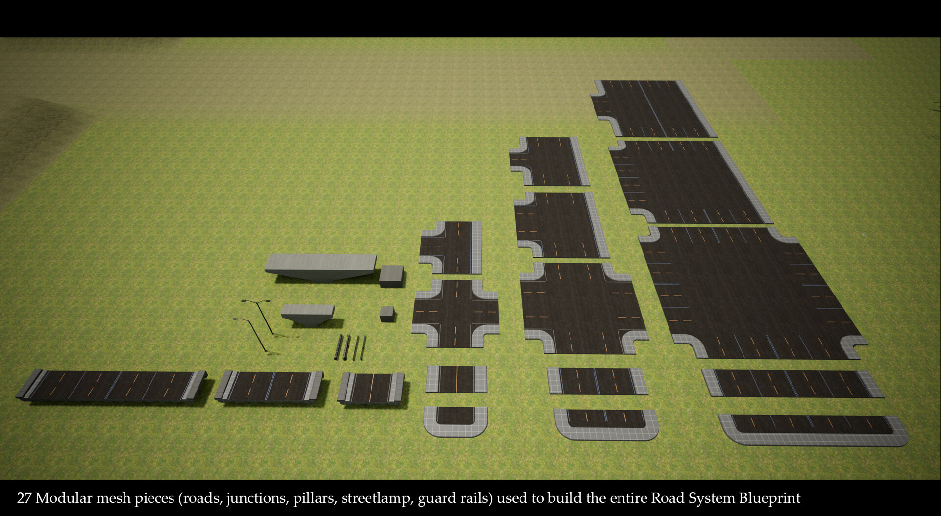 Shu Gi Lim - UE5 Blueprint Learning- Procedural Road System