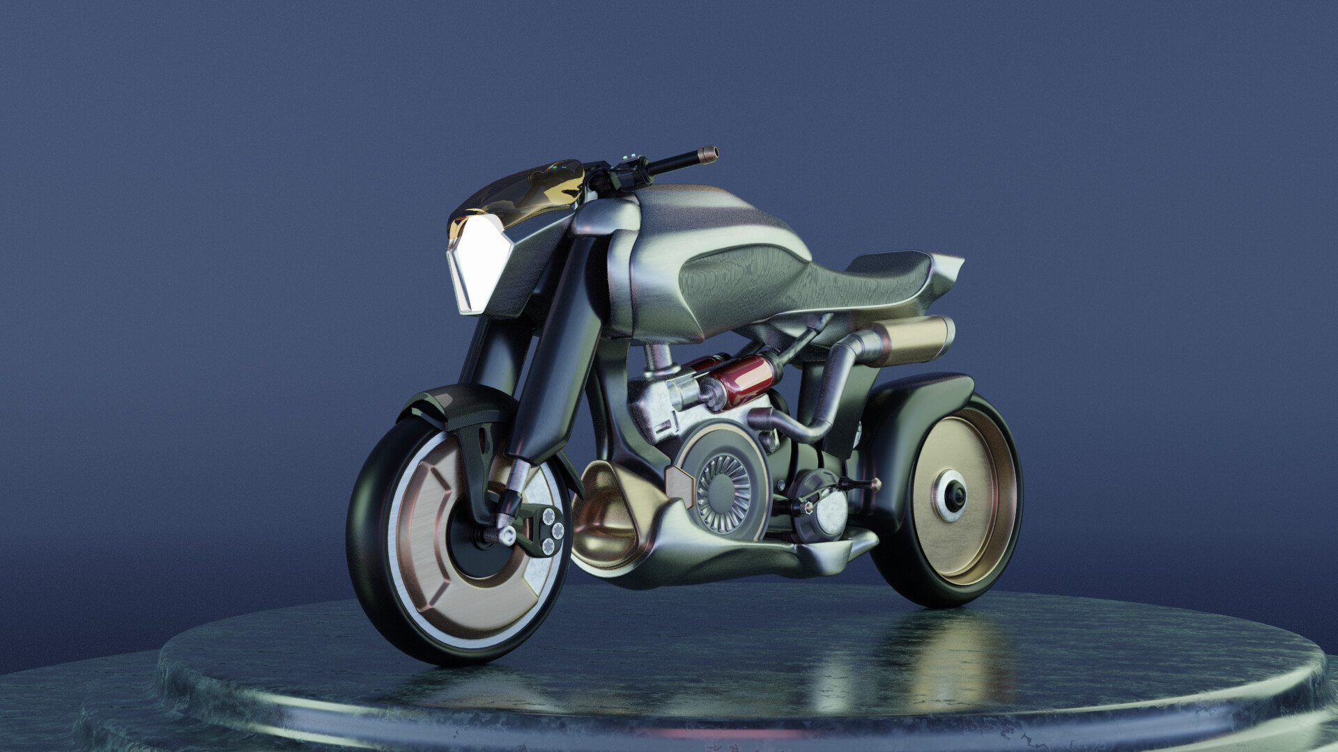 ArtStation - Cyberpunk ARCH Nazaré Bike Model