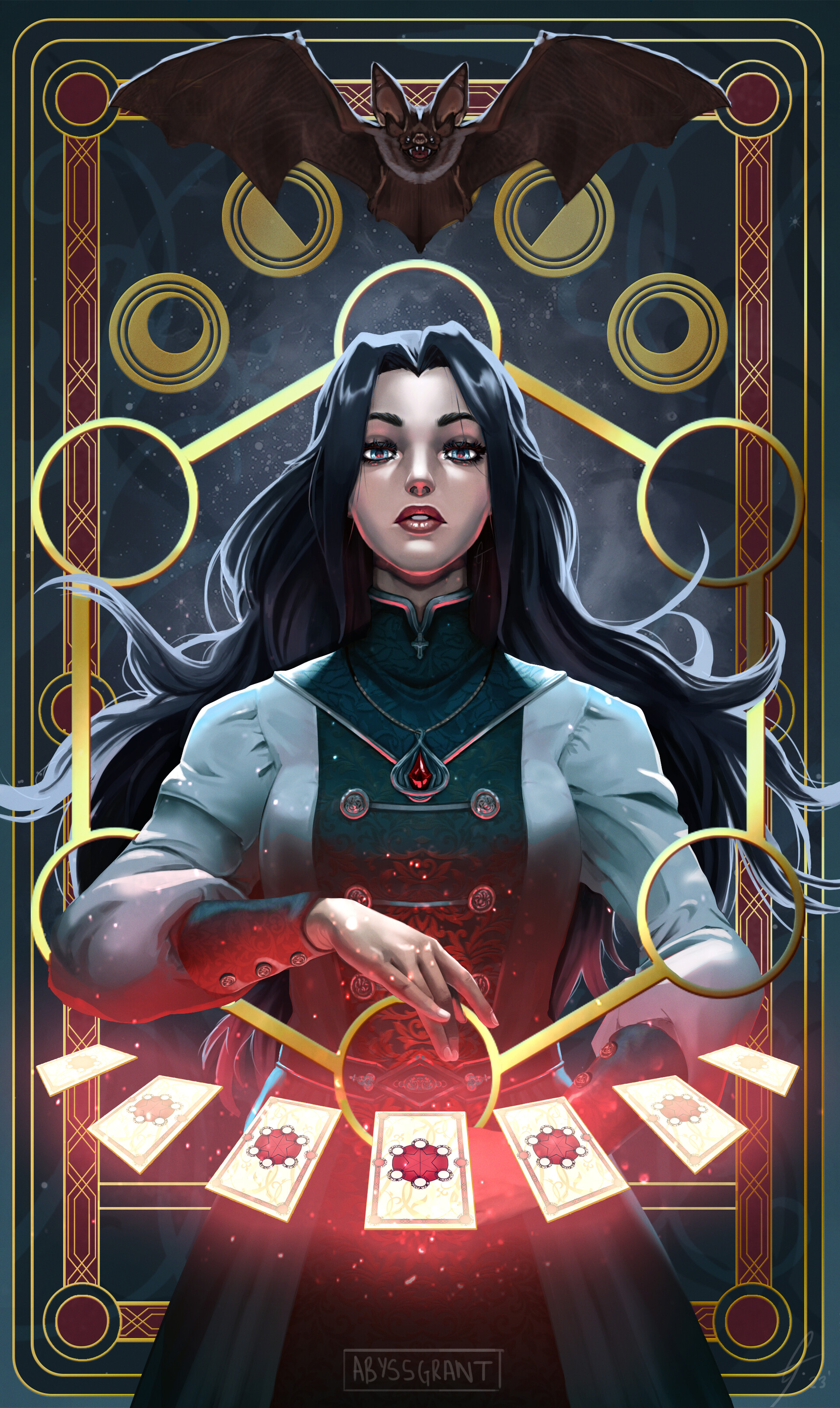 ArtStation - Anne, Fortune Teller Witch