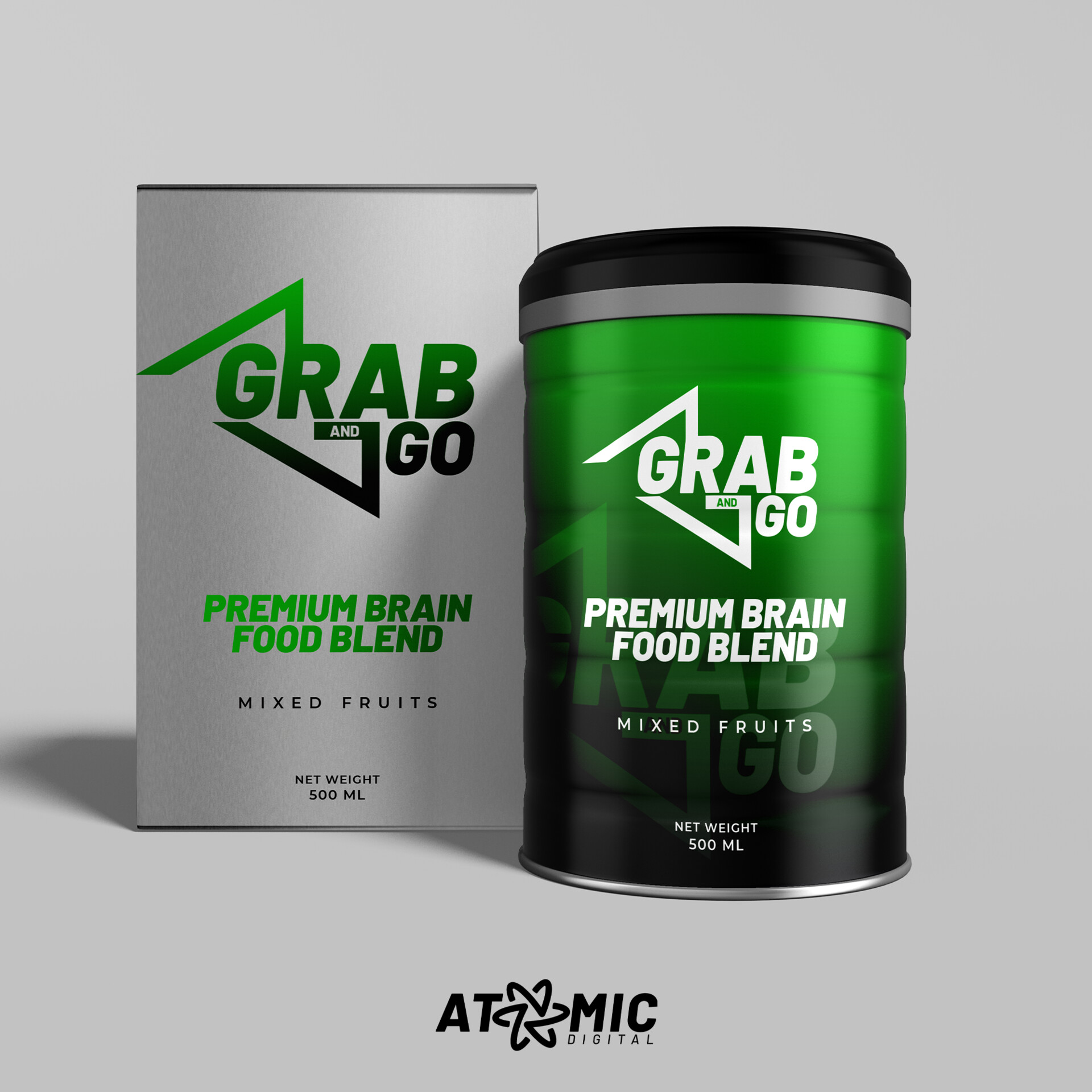 ArtStation - Tin Food Can Design