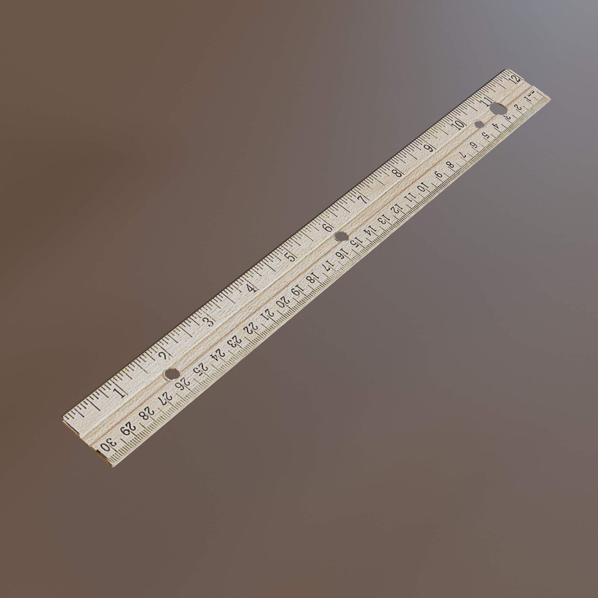 ArtStation - Wooden Ruler
