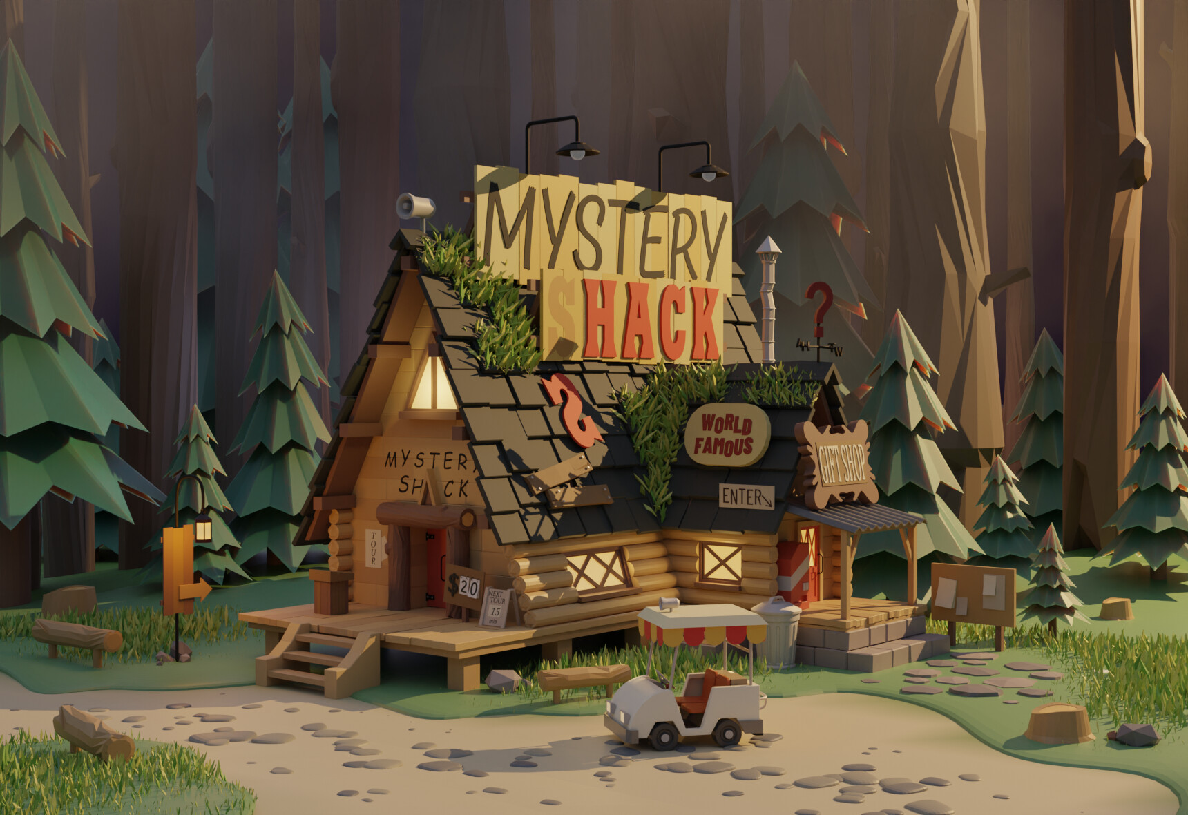 ArtStation - Mystery Shack
