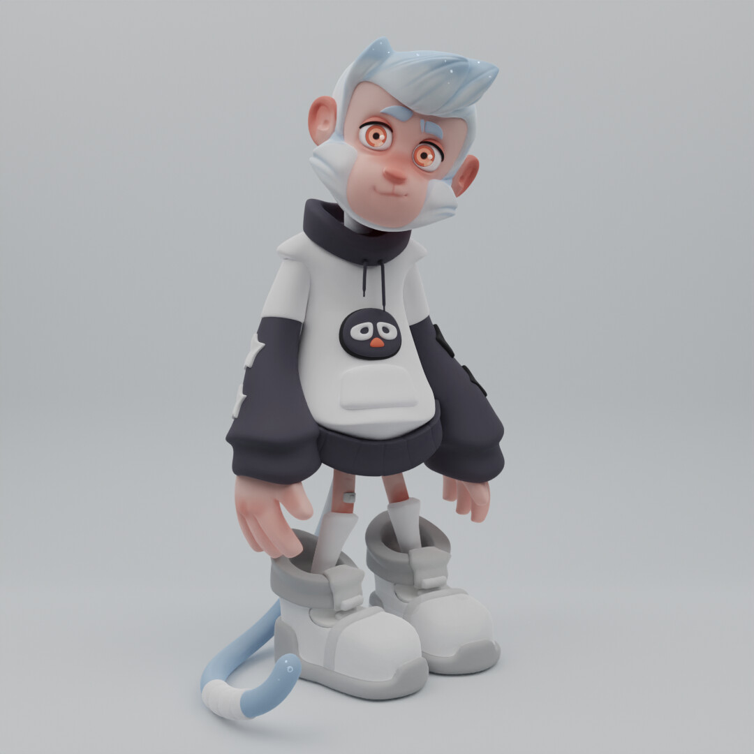 ArtStation - Monkey Sculpt