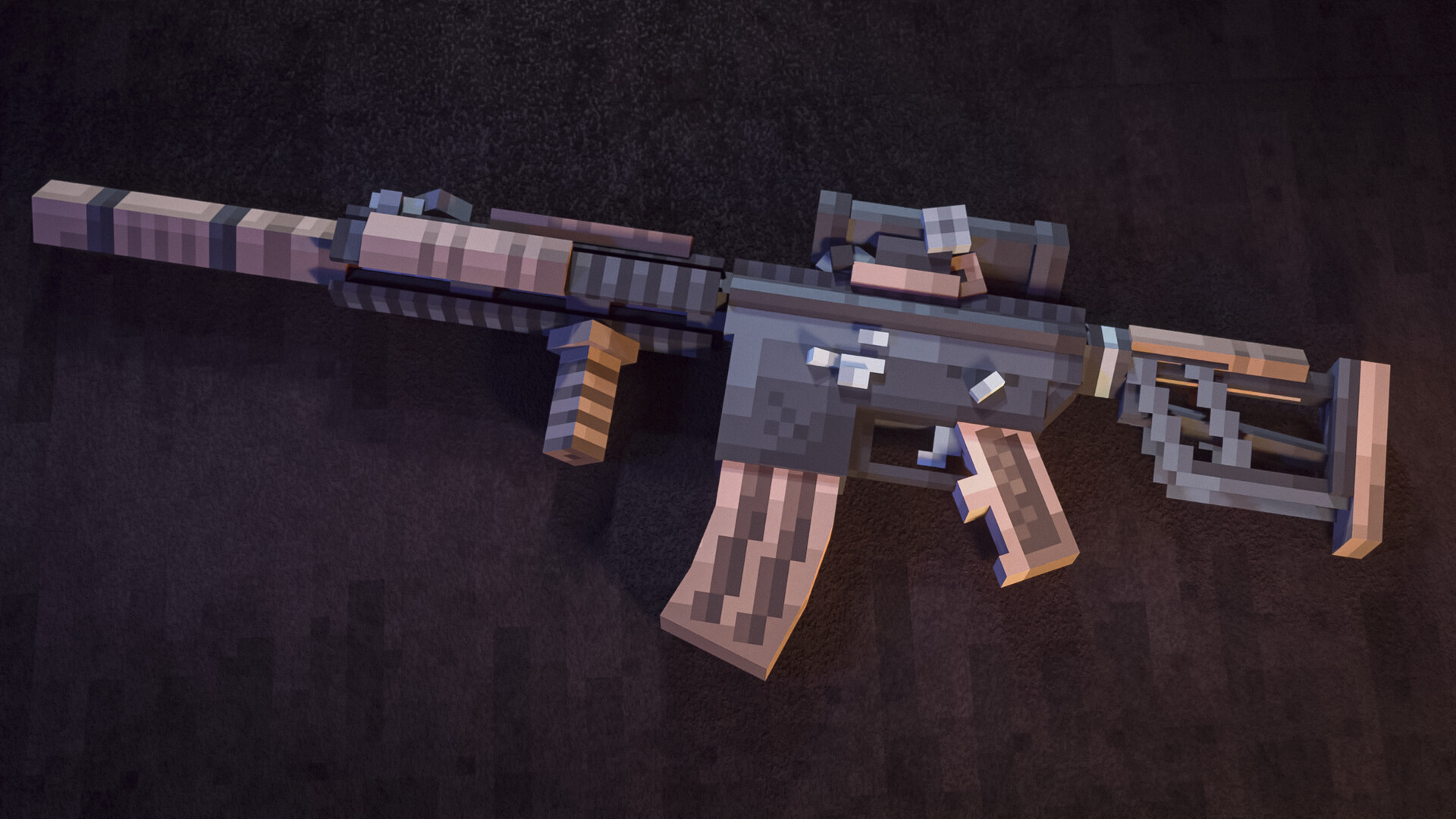 ArtStation - M4 MK18 Rifle