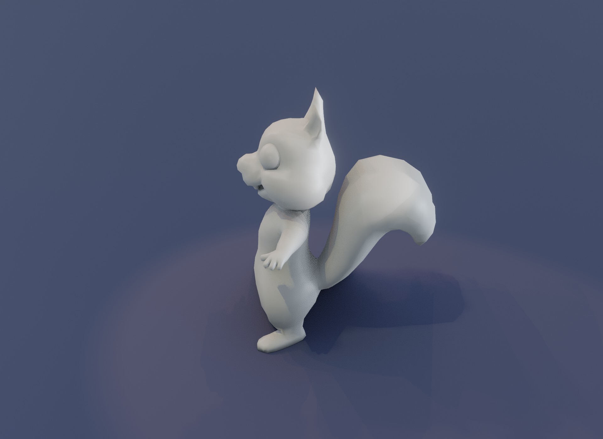 3D Disco - Cartoon Squirrel Animated Base Mesh 30 Animations 3D Model