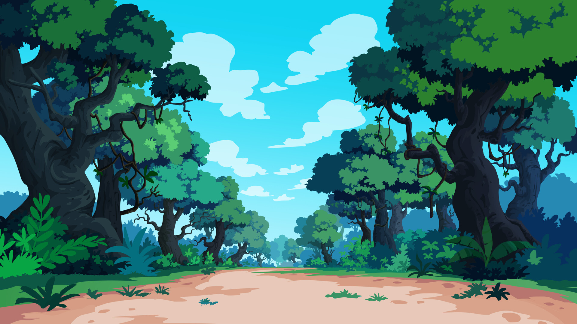 ArtStation - Jungle view