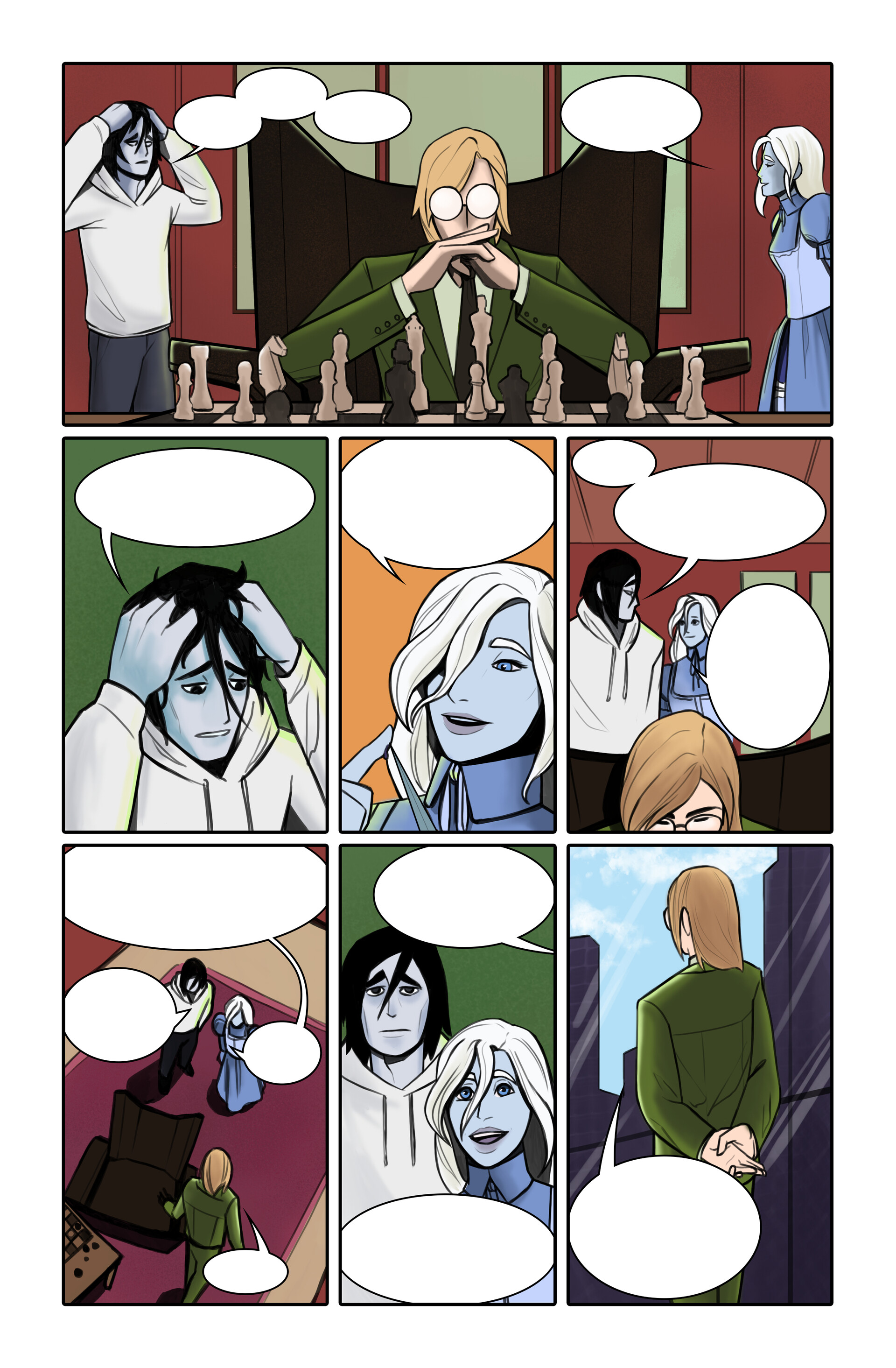 J. Dunstan - Sample comic pages