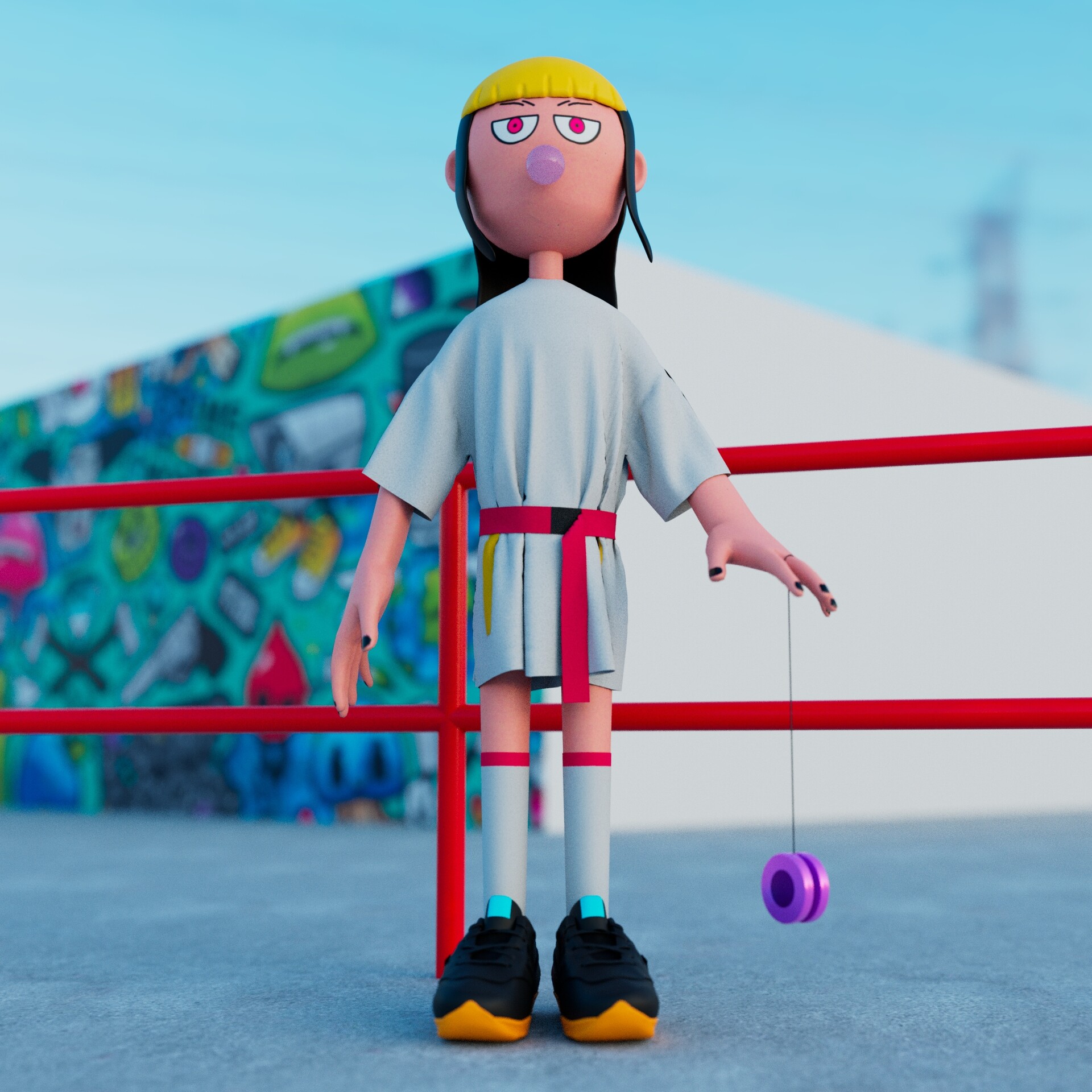 ArtStation - Yo-Yo Girl