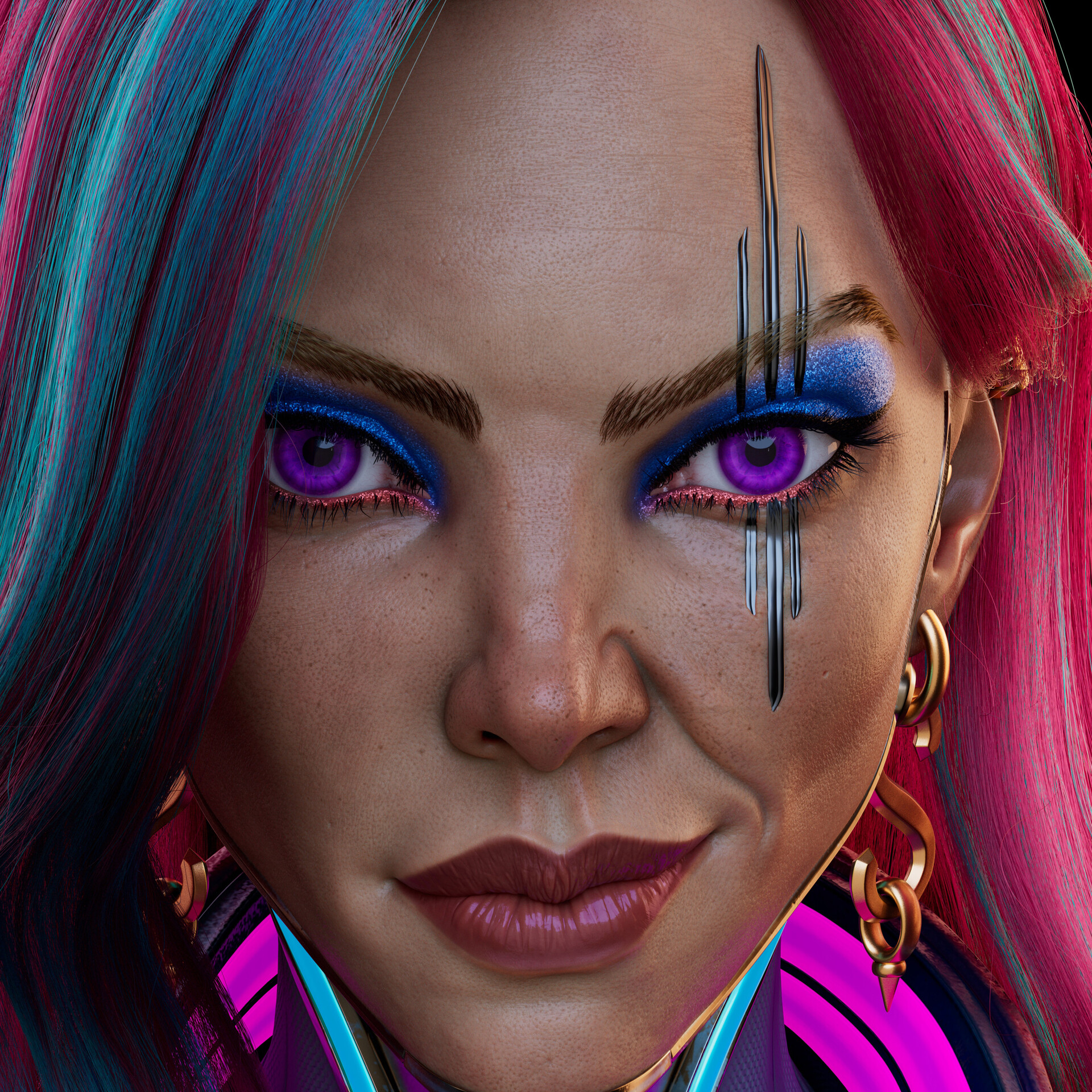 Anna Beganska (Anissa Genzho) - Cyberpunk Girl