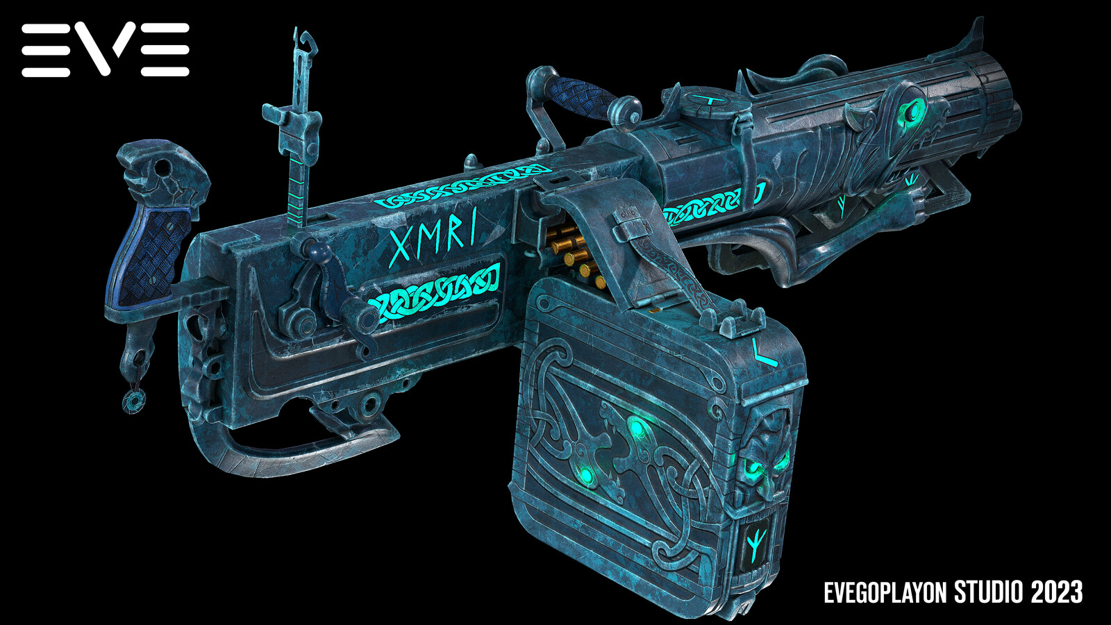 EVEGOPLAYON - Maxim Custom Minigun \ Maxim Jotun Camo