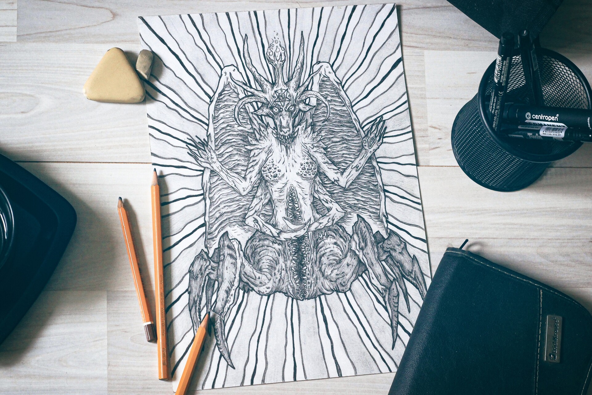 ArtStation - Devil. Old scetch