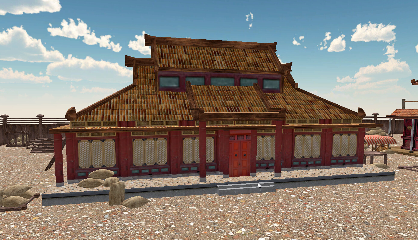 ArtStation - Fighting Chinese Arena Environment