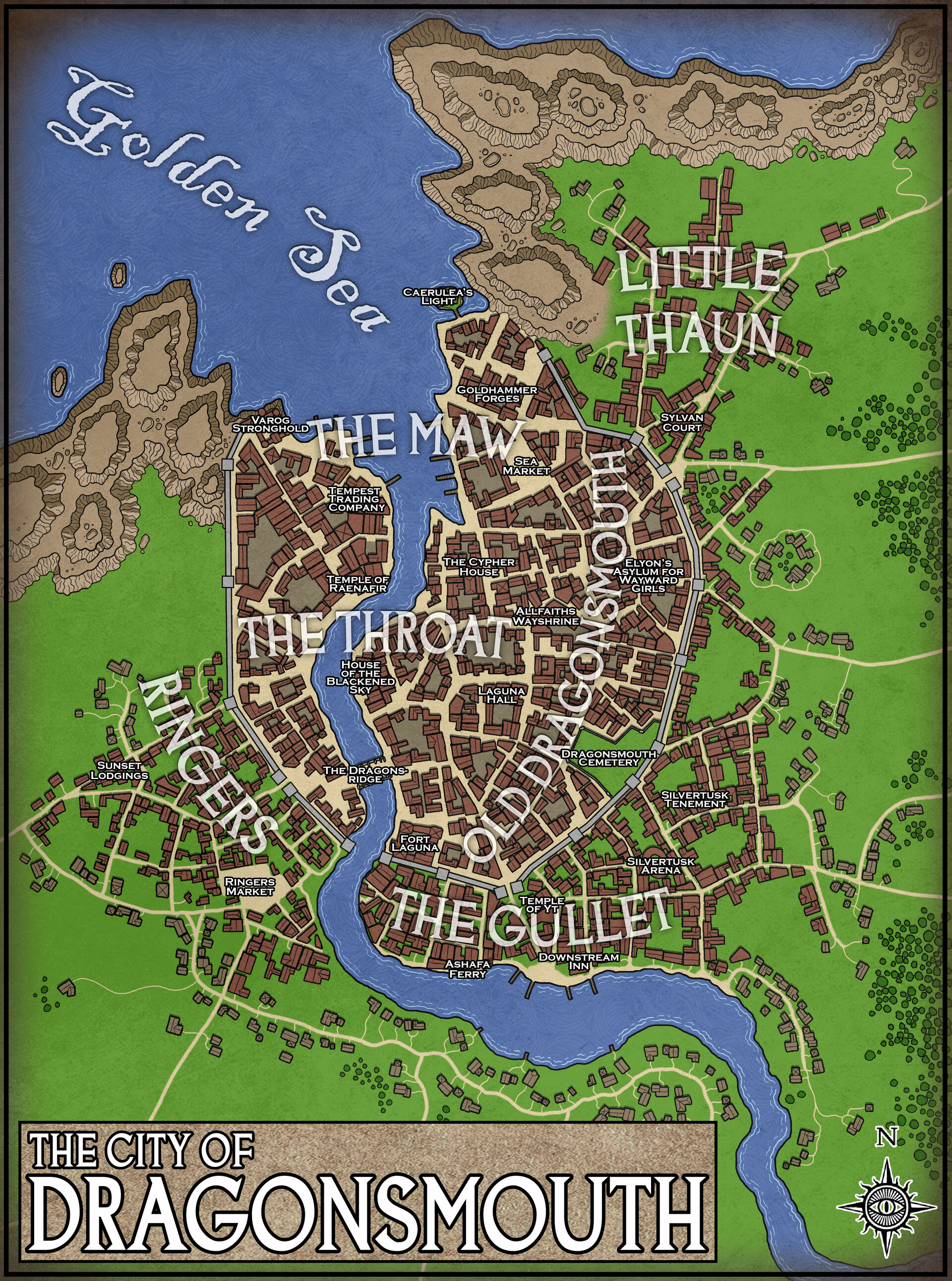 ArtStation - Dragonsmouth Map