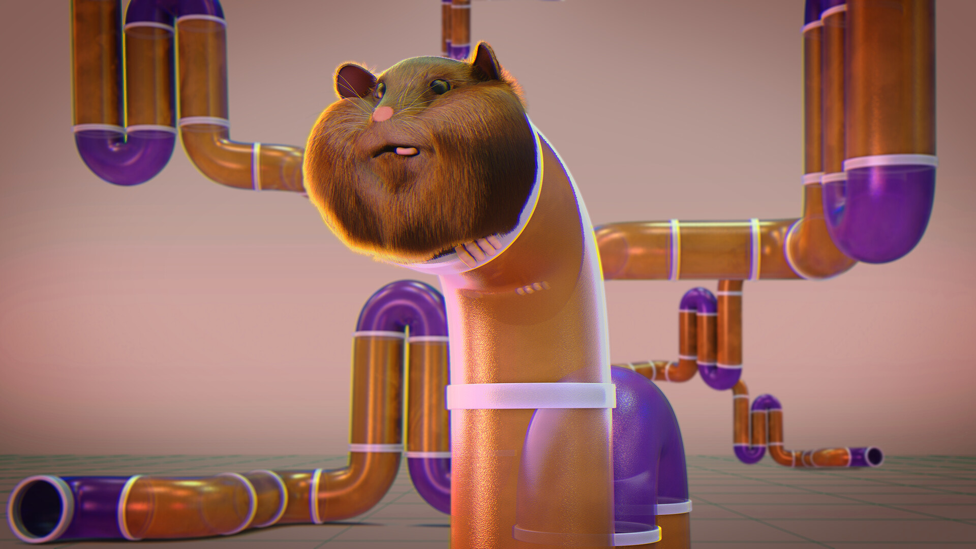 ArtStation - stuck cleaning the pipes