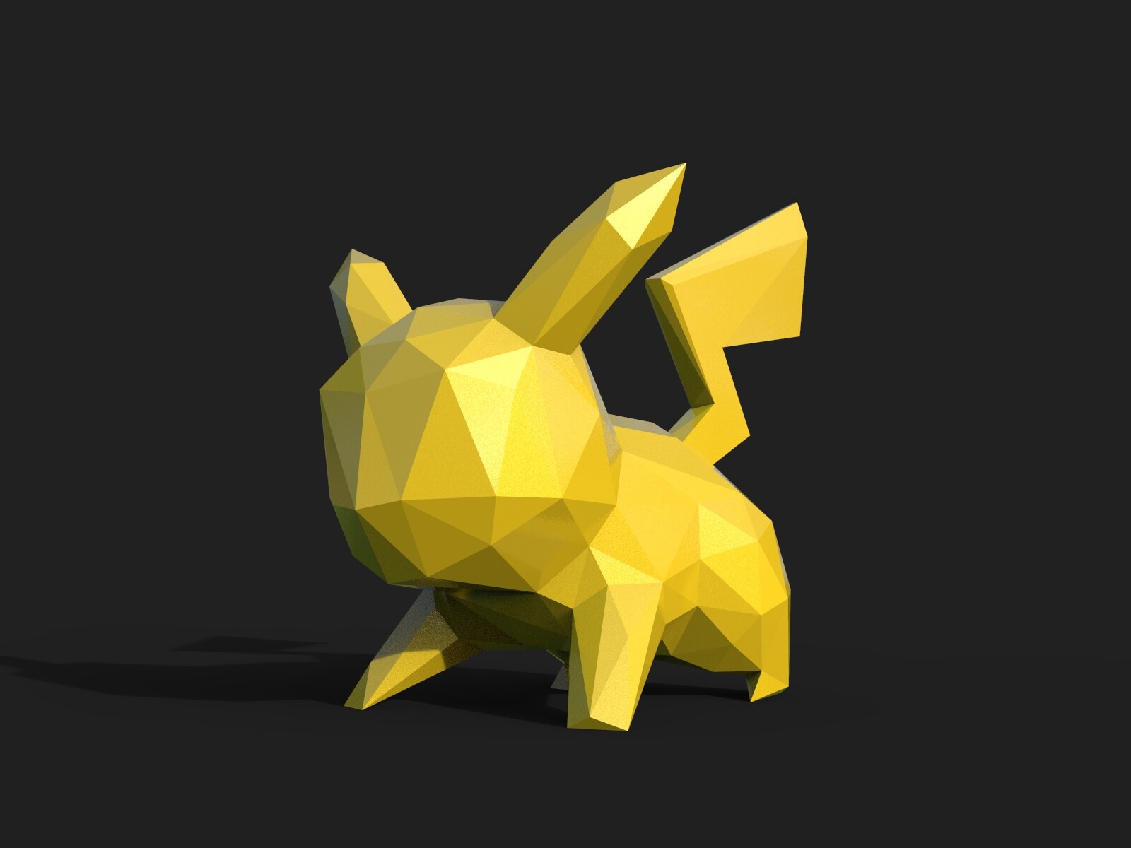 ArtStation - Pokemon Low Poly